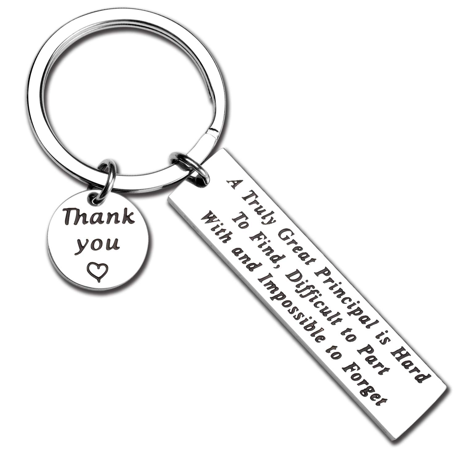 Principal Keychain Retirement Gift for Principal Teacher Thank You Gift Assistant Principal Jewelry (great principal-KR)
