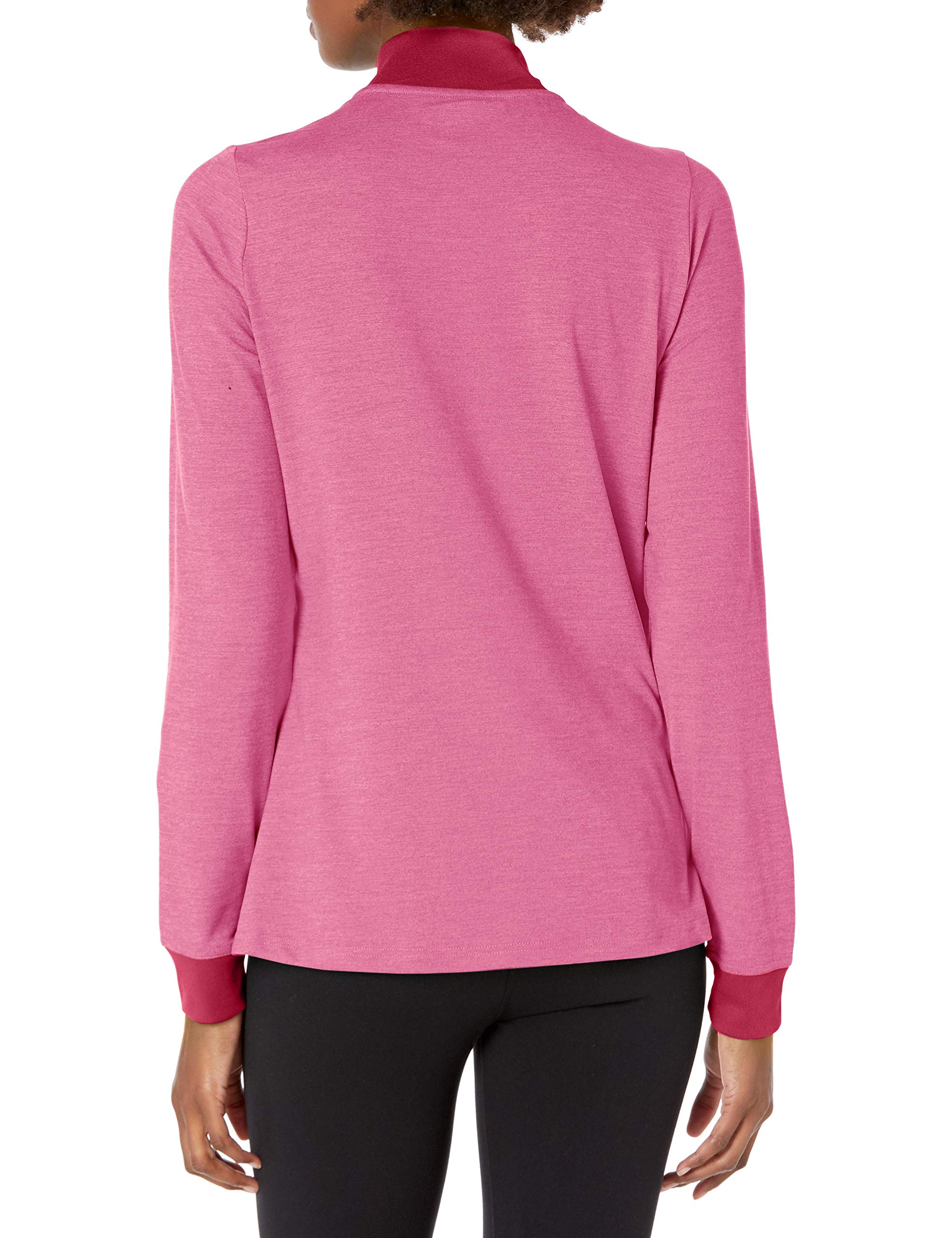 PGA TOUR Women's Long Sleeve Jacket, Super Pink Heather, X Large