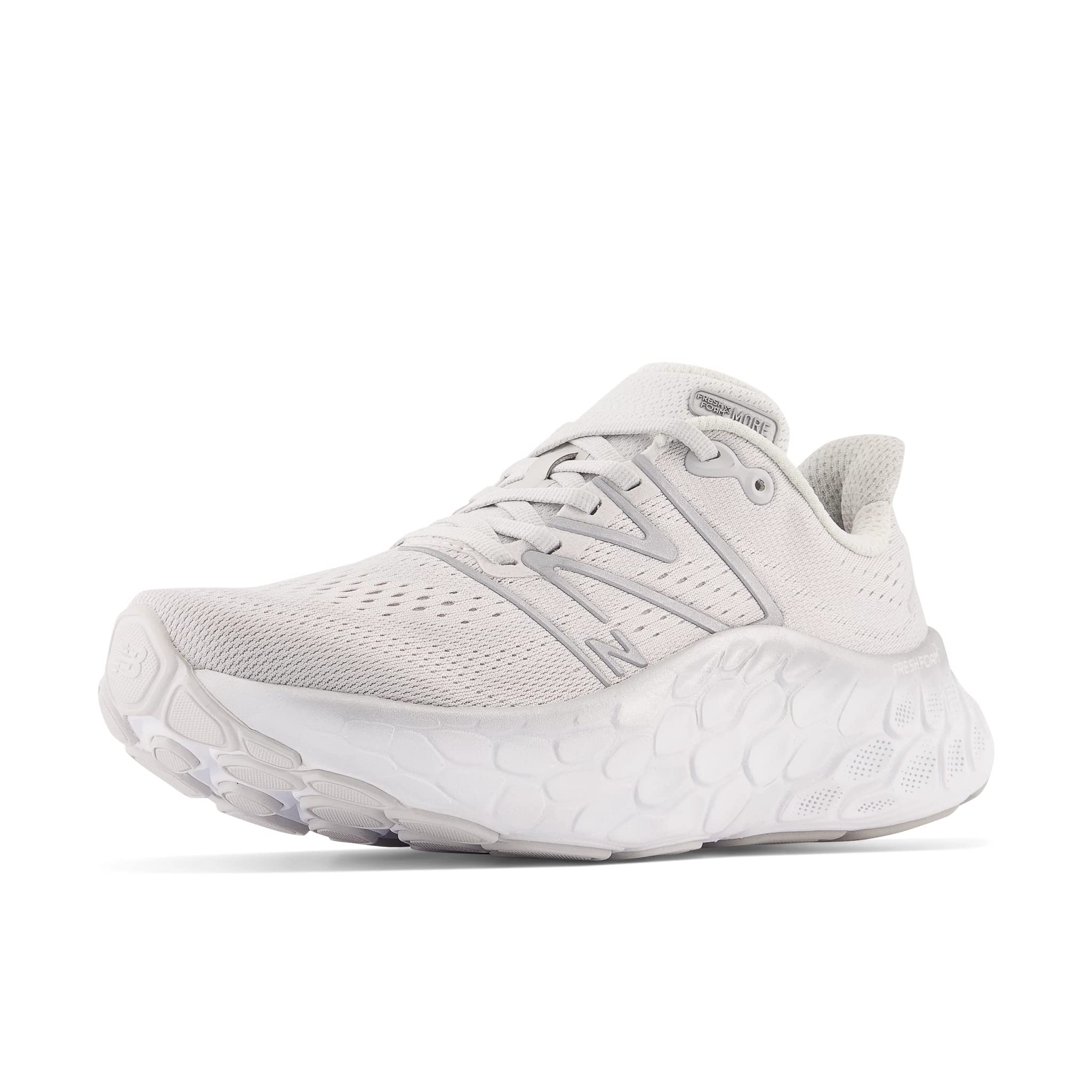 New Balance Women's Fresh Foam X More V4 Running Shoe, Summer Fog/Rain Cloud, 8.5