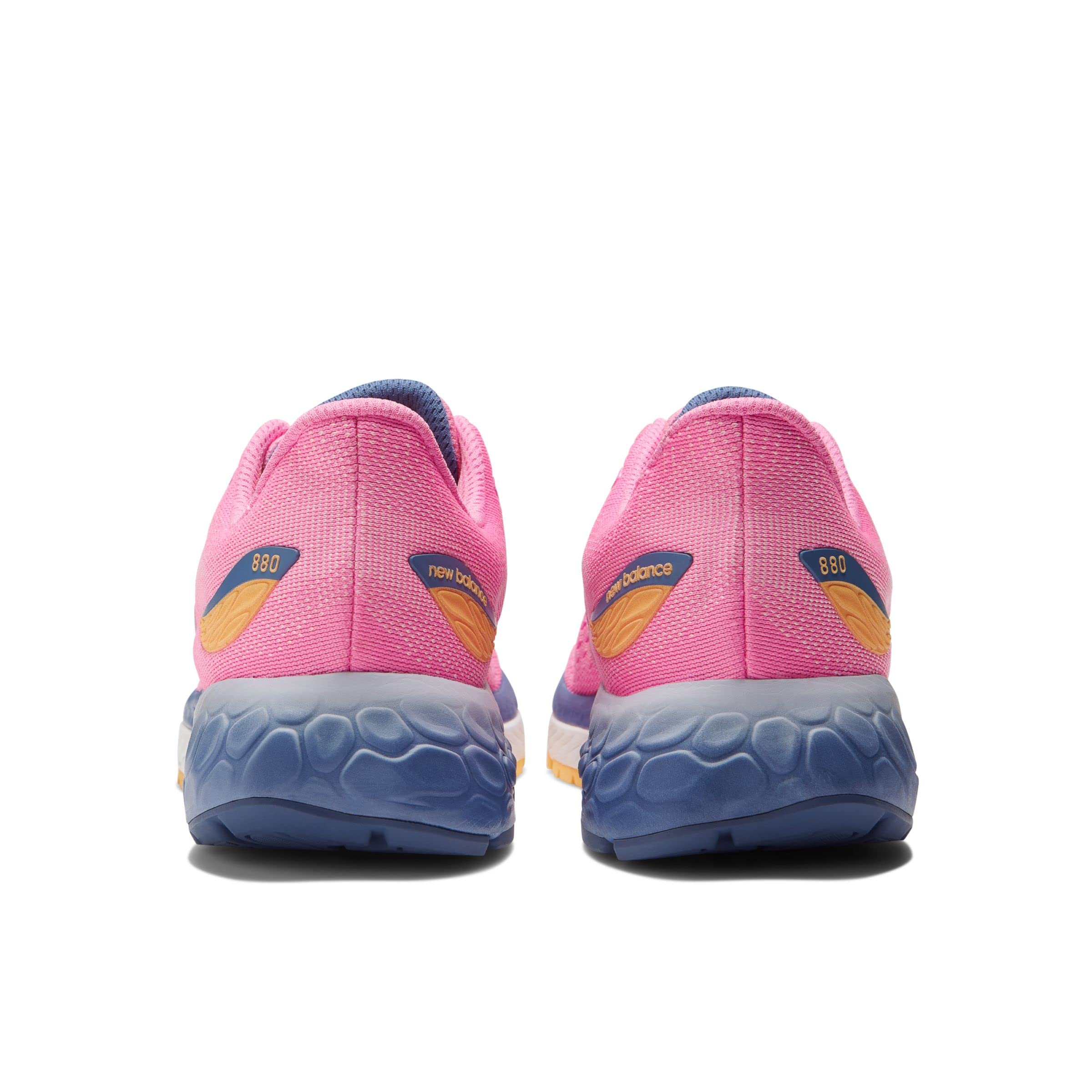 New Balance Women's Fresh Foam X 880 V12 Running Shoe, Vibrant Pink/Vibrant Apricot/Night Sky, 8.5