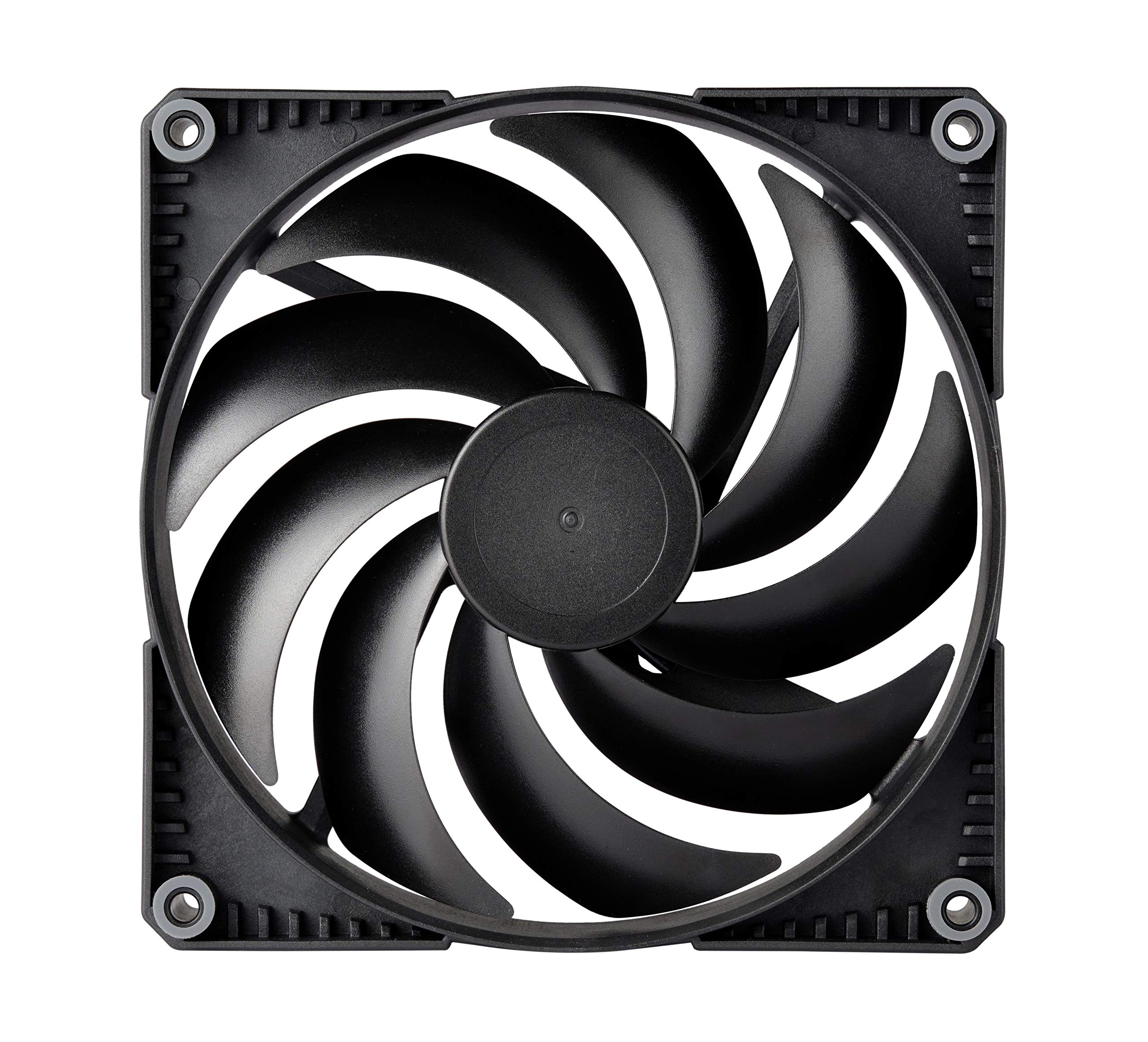 Phanteks (PH-F140SK_BBK_PWM) SK140 PWM Fan – 140mm Fan, high Airflow Nine-Blade Design, Rubber dampening washers - Black