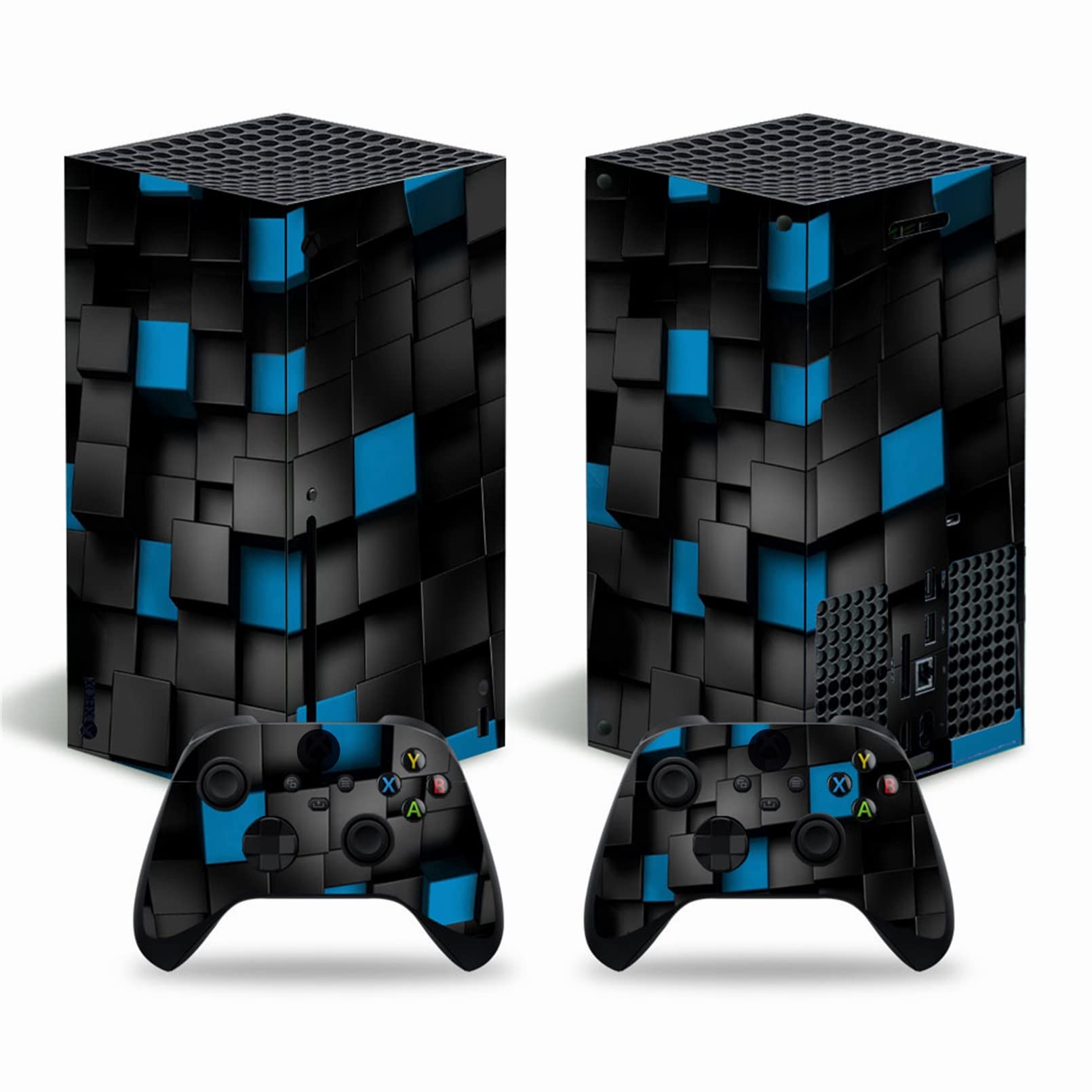 Top factory Skin Decal Protective Vinyl Skin Decal Cover for Series X Console Skins Wrap Sticker with Two Free Wireless Controller Decals 96465 Decal