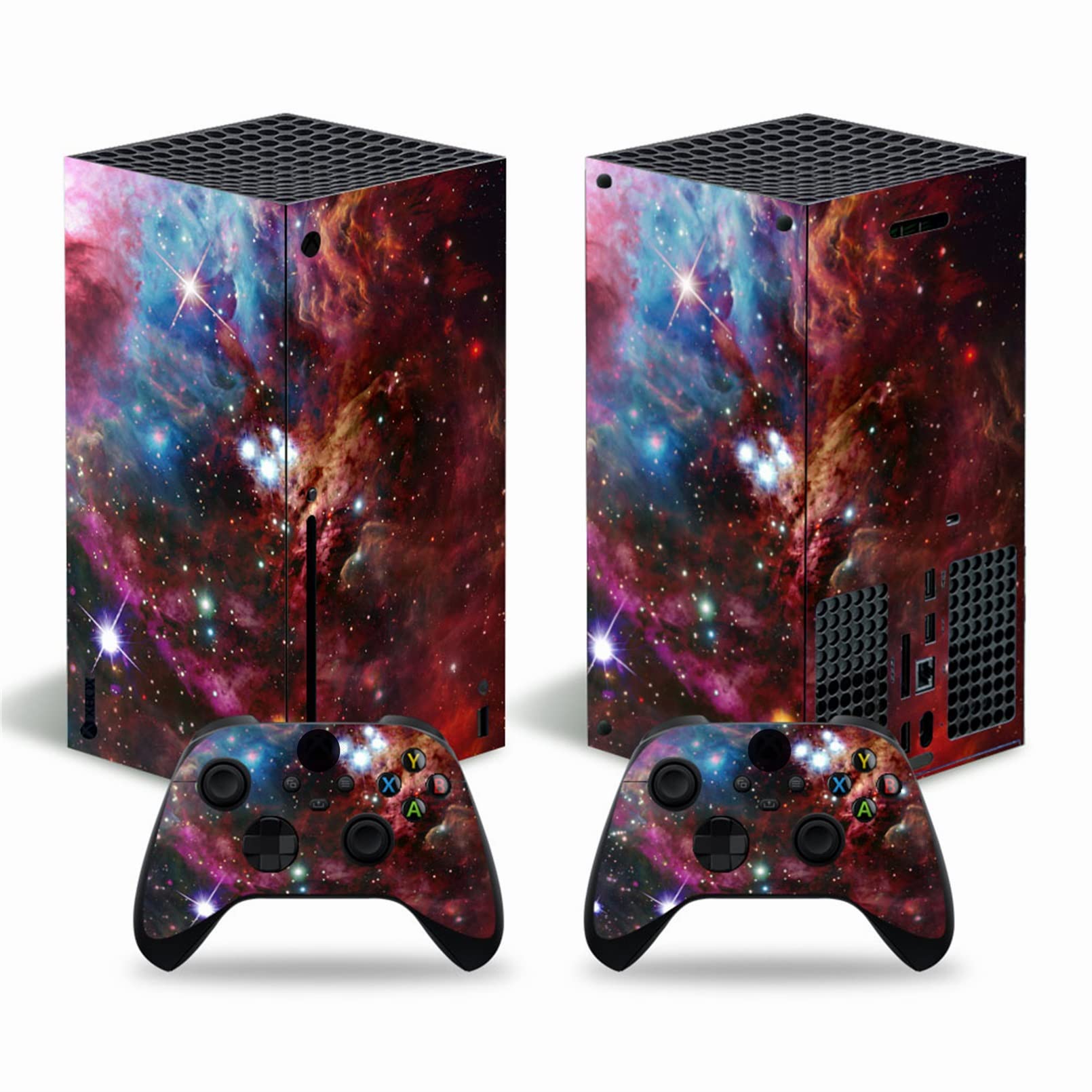 Top factory Skin Decal Protective Vinyl Skin Decal Cover for Series X Console Skins Wrap Sticker with Two Free Wireless Controller Decals 77790 Decal