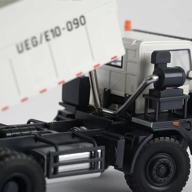 XCMG and The Wandering Earth Co-Branding XG90H Dump Truck Diecast Model 1/35 Scale White Paint for Display Decoration Collection Gift