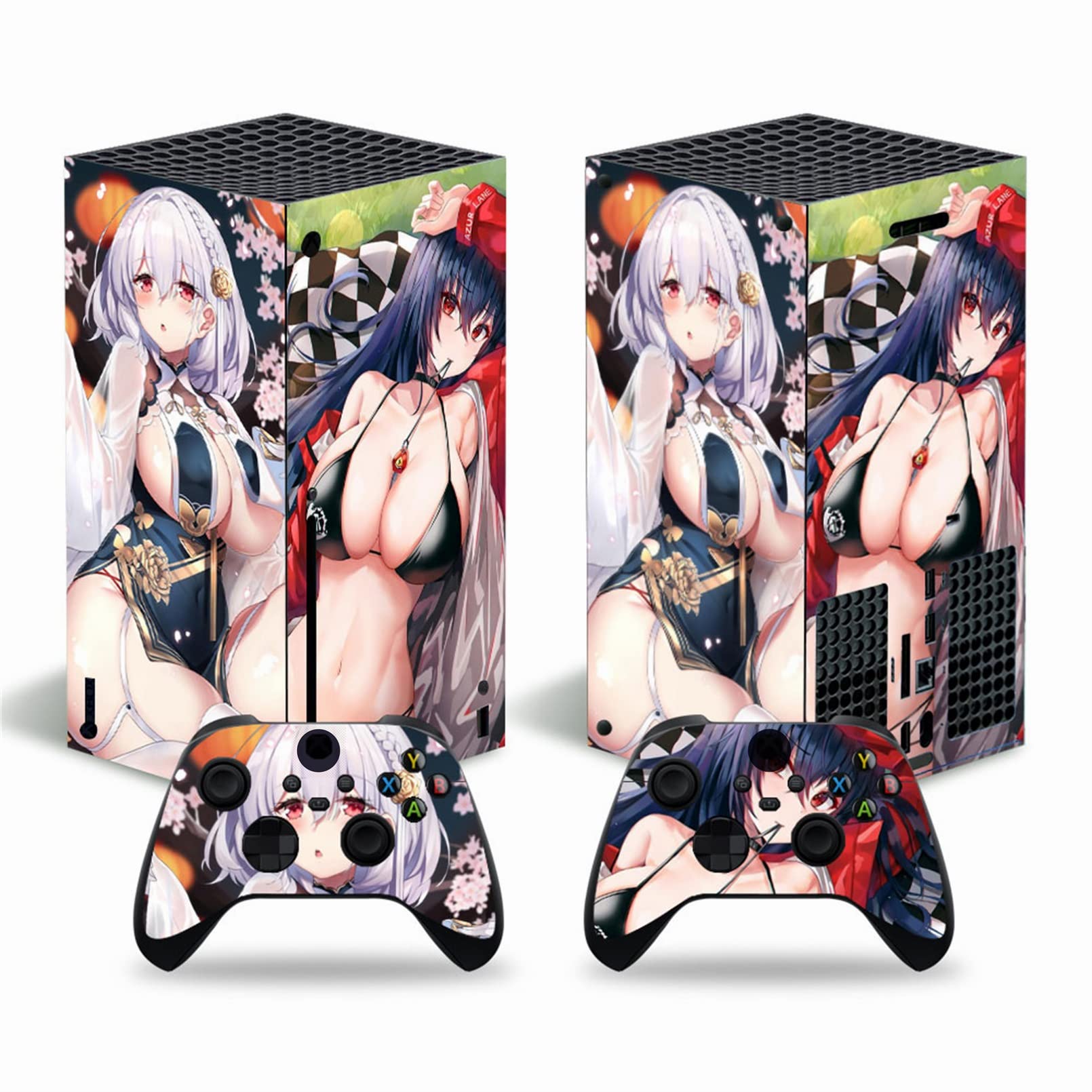 Top factory Skin Decal Protective Vinyl Skin Decal Cover for Series X Console Skins Wrap Sticker with Two Free Wireless Controller Decals 63699 Decal