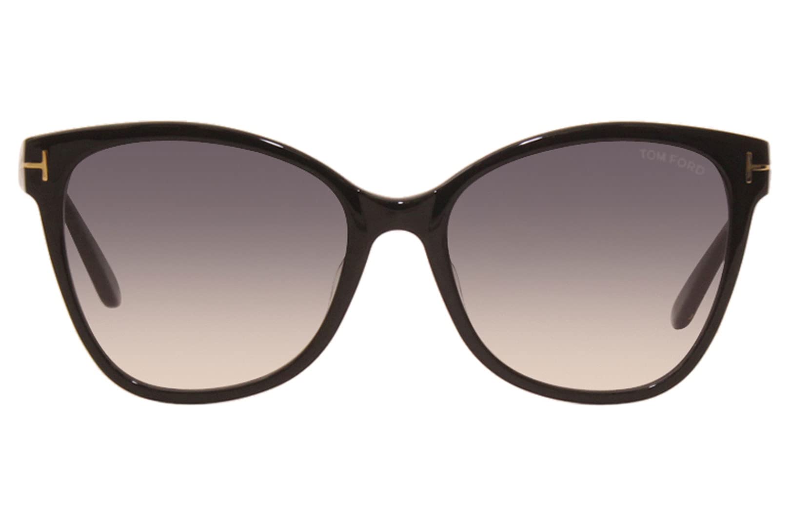 Sunglasses Tom Ford FT 0844 -F Ani Asian fit 01B Shiny Black/Gradient Smoke Le