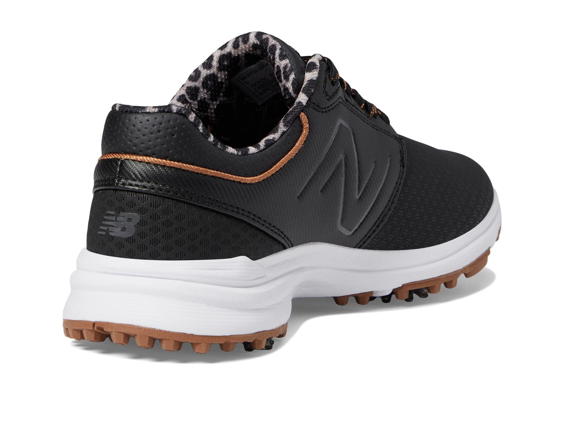 New Balance Womens Brighton Skate Shoe, Black/Gum, 11 US
