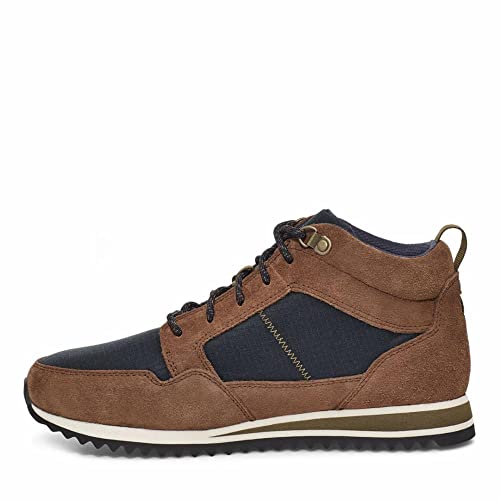 Teva Men's Highside Mid Ankle Boot, Bison/Navy, 7.5