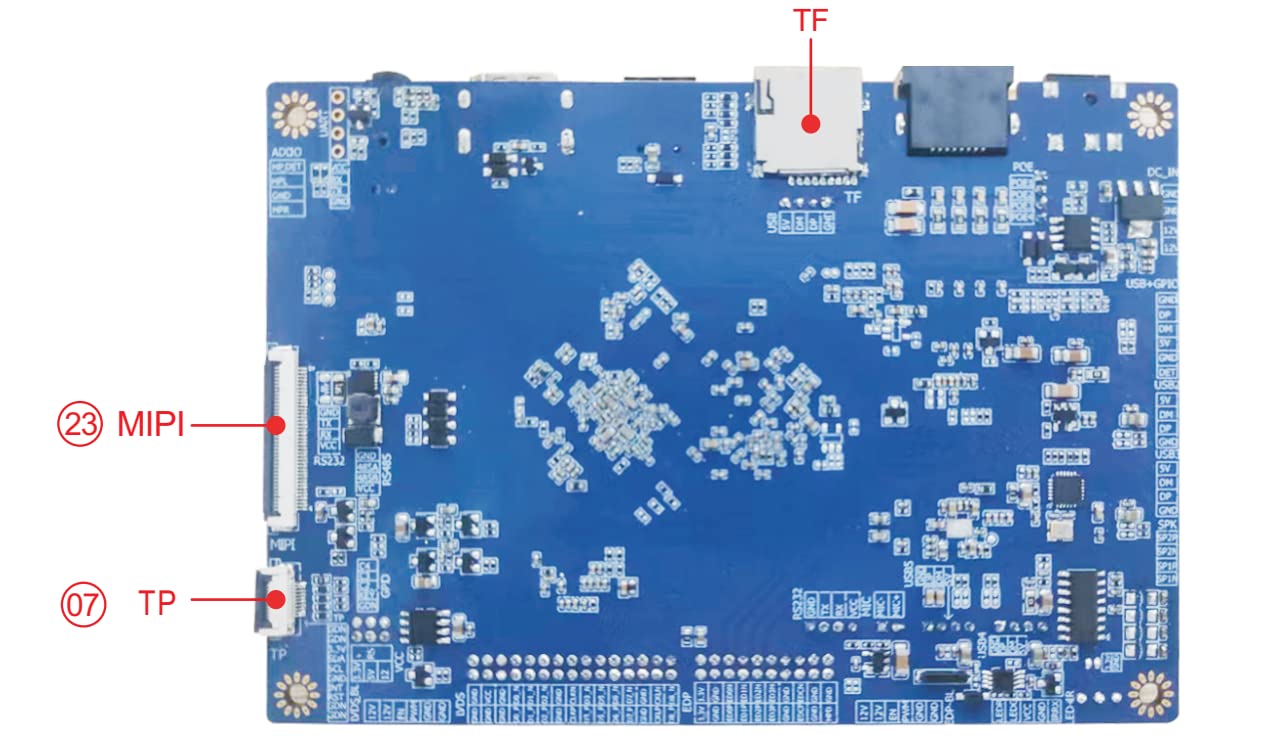 QINTAIX Mini PC Desktop Computer Rk3568 Android Digital Signage Board 4GB RAM 32GB ROM Android11 OS Support POE LVDS RTC (2GB+16GB)