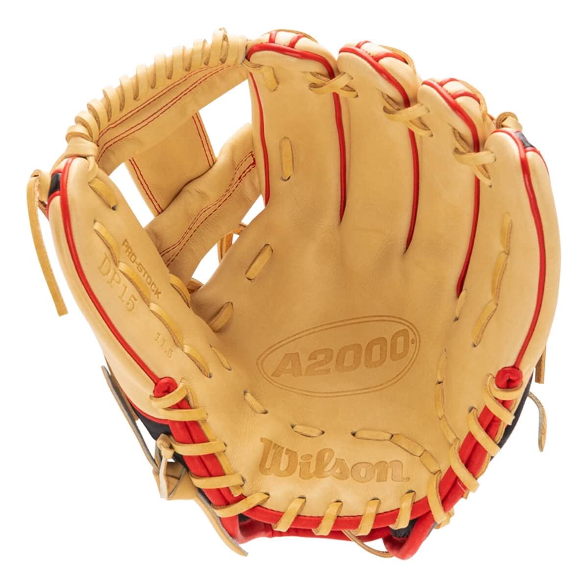 WILSON,A2000 DP15 11.5/'' Baseball Glove:WBW100398115 Right Hand Thrower