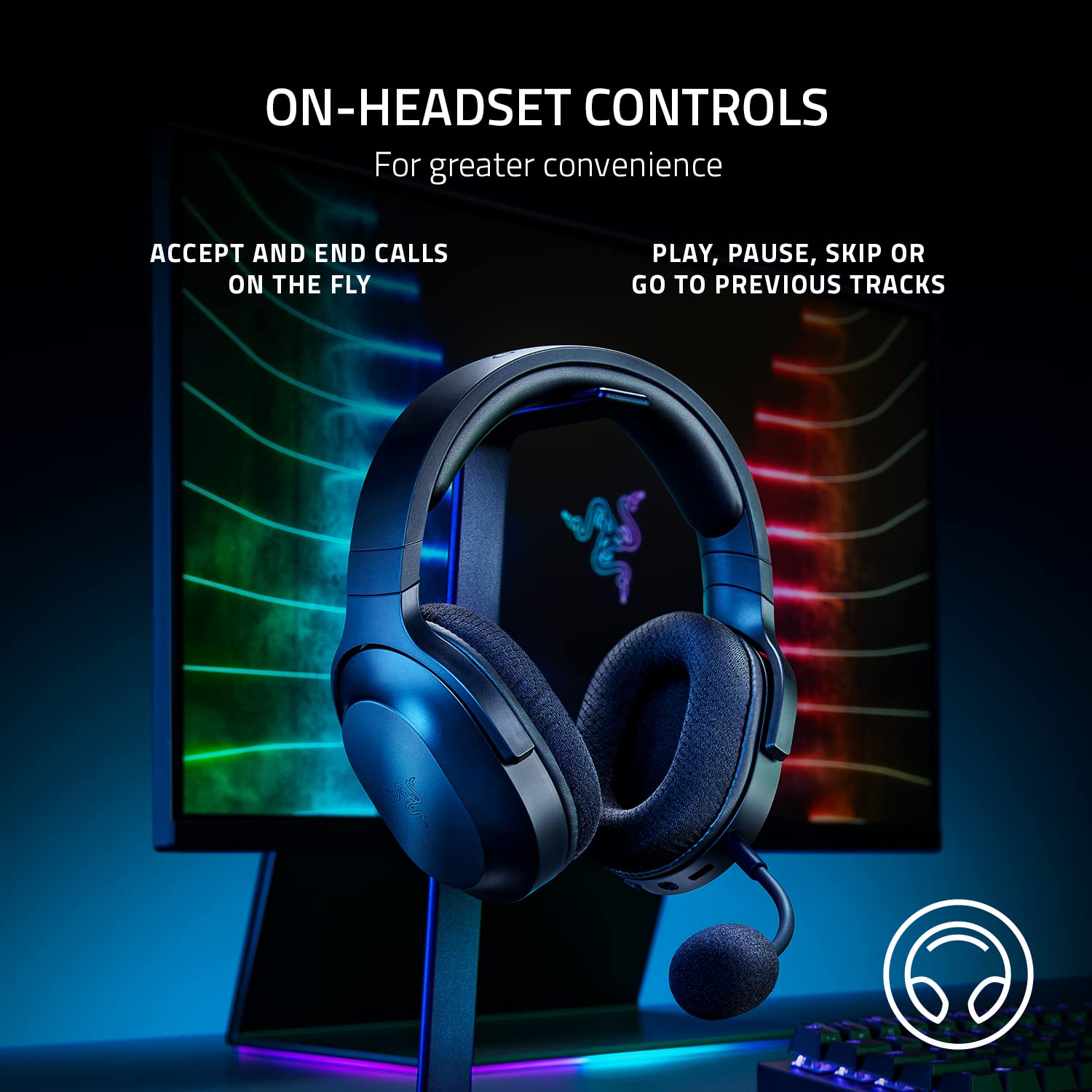 Razer Barracuda X Wireless Multi-Platform Gaming and Mobile Headset: 250g Ergonomic Design (Renewed)