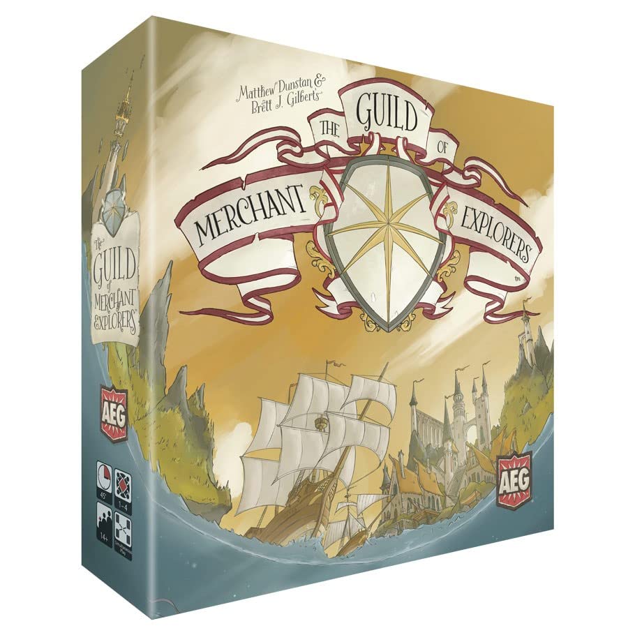 The Guild of Merchant Explorers Board Game Expansion Bundle with Drawstring Bag