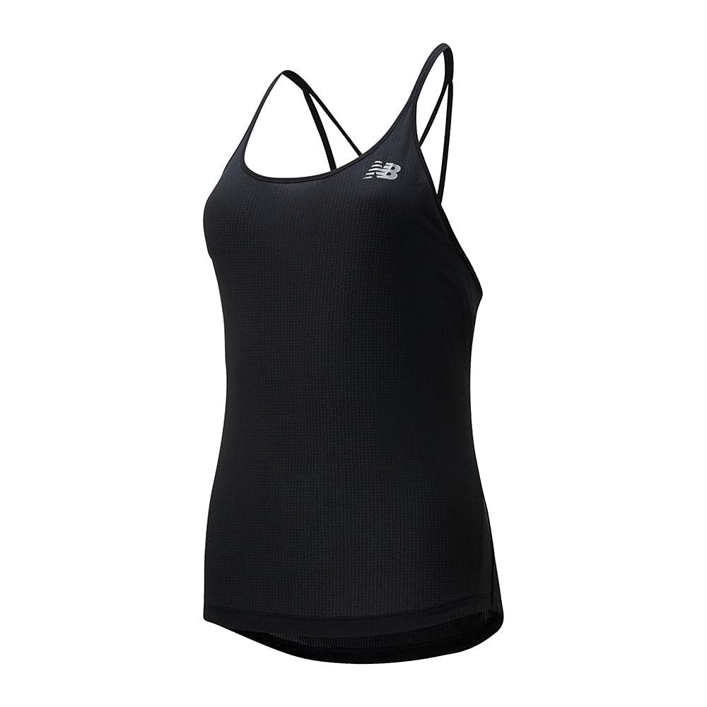 New Balance Women's Impact Run Tank Top, Black , Medium