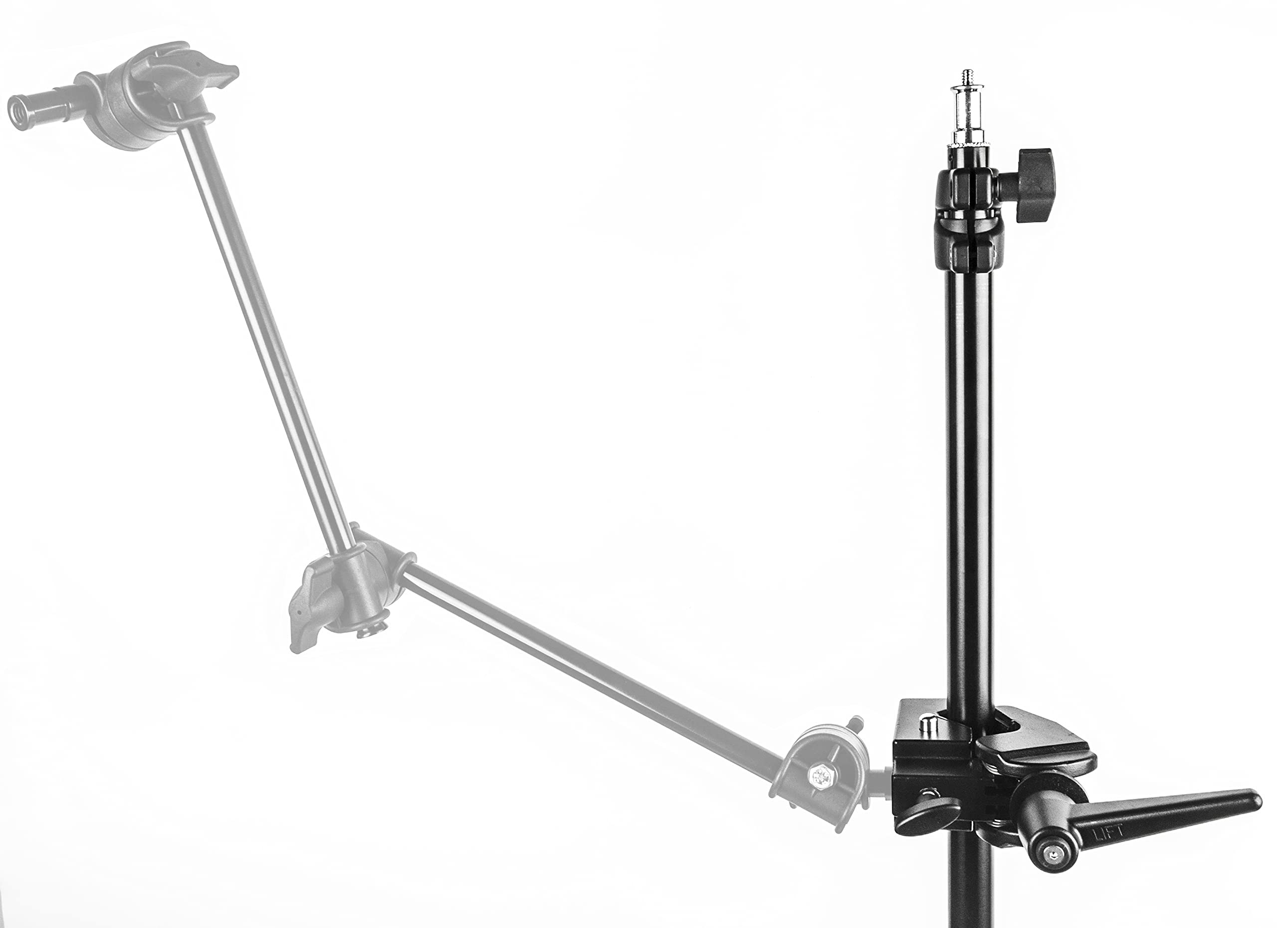 PHOCUS Multi-Function Super Clamp with Standard Stud for Photography Studio Video Camera Lighting