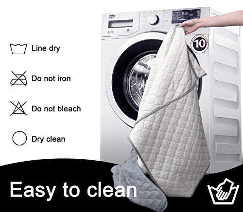 Recliner Chair Covers Waterproof with Anti-Skip Furniture Protector Sofa Slipcover for Children, Sofa Covers for Dogs (Grey, 30'')