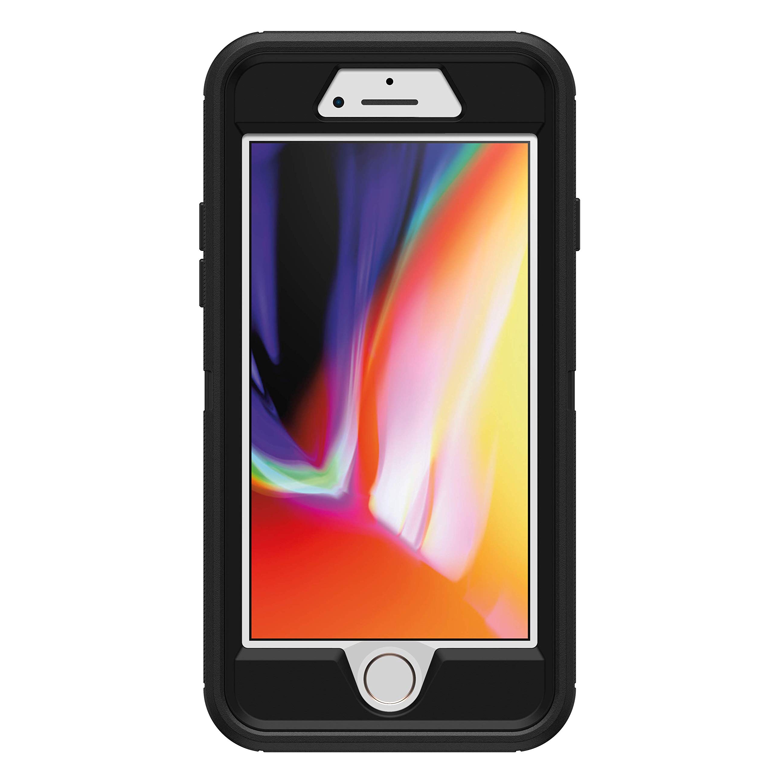 OtterBox DEFENDER SERIES Case for iPhone SE (3rd and 2nd gen) and iPhone 8/7 - BLACK