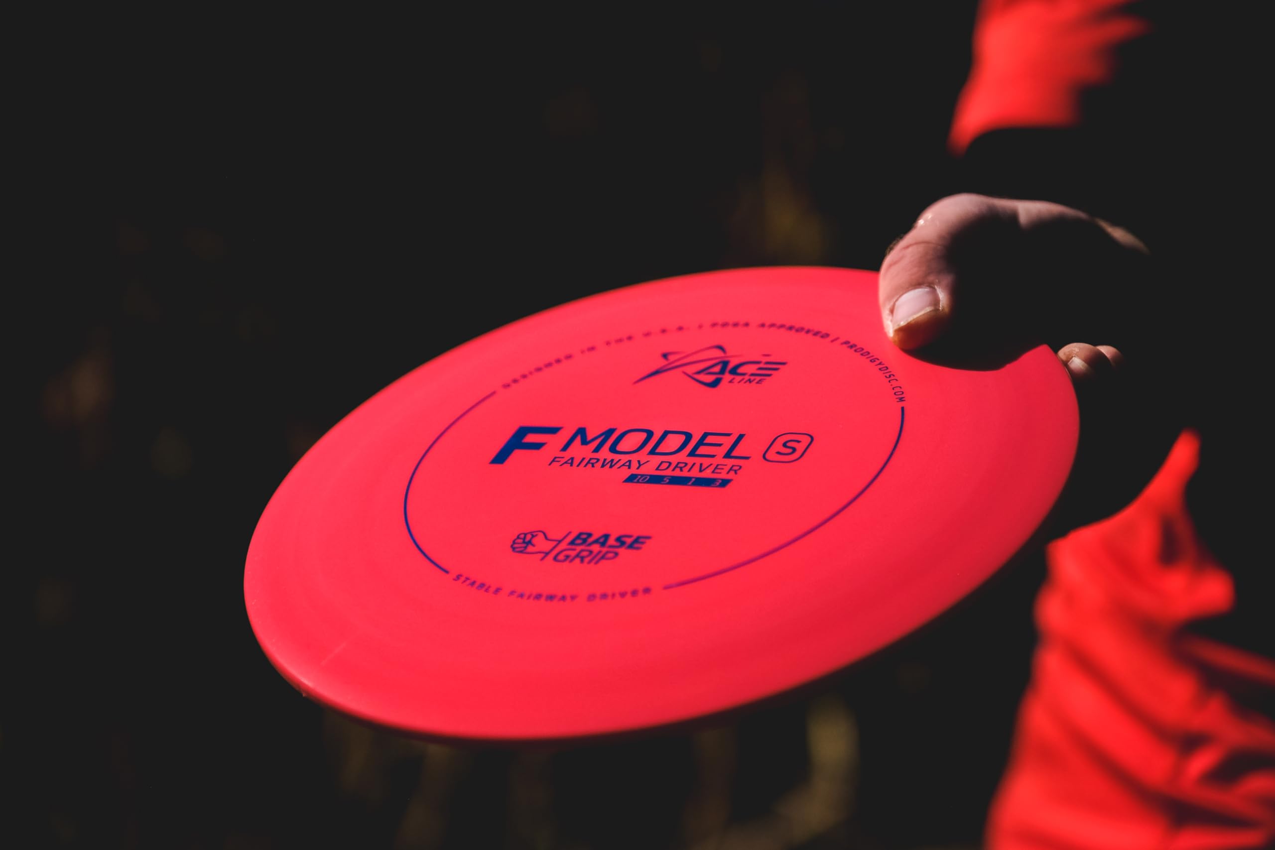 Prodigy Disc Ace Line F Model S Basegrip | Overstable Disc Golf Fairway Driver | Tactile Feel for a Sure Grip | Pinpoint Accuracy and Incredible Control | Colors May Vary (160-169g)