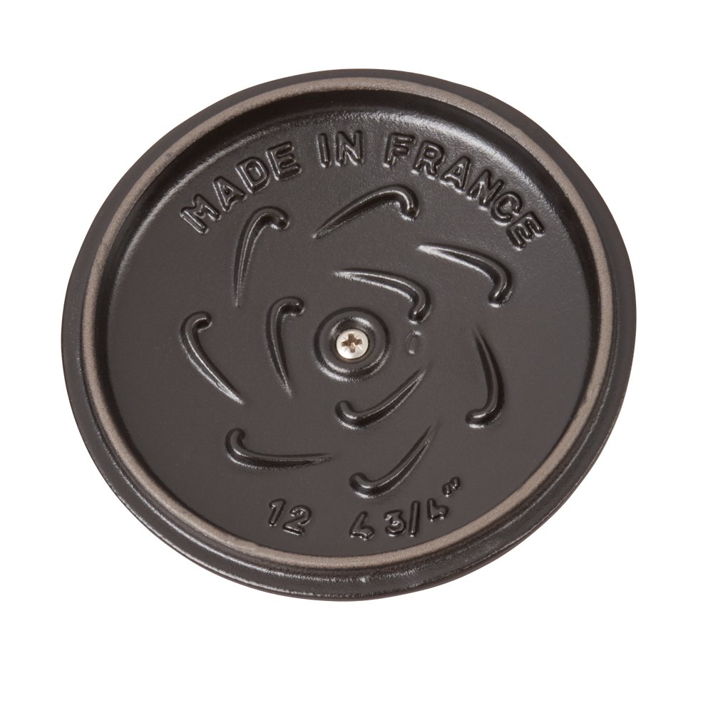 Staub Cast Iron 0.75-qt Petite French Oven - Matte Black, Made in France