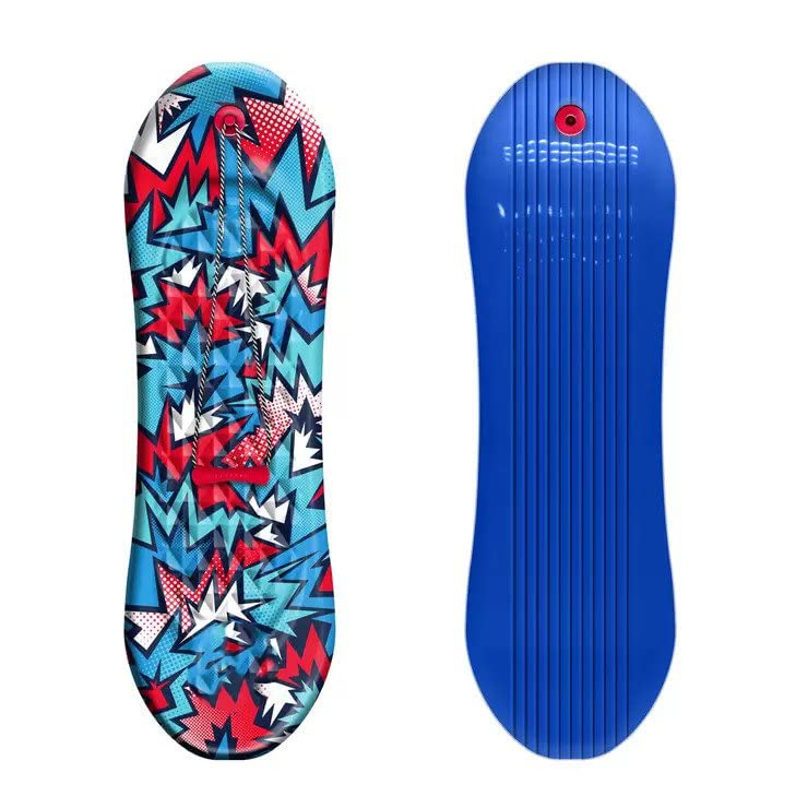 The Season Toys 48″ Kids’ Foam Snowboard Soft Winter Sled for Kids, Blue