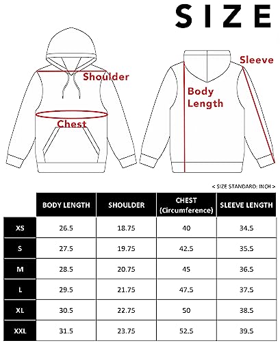 Southpole Men's Basic Fleece Hoodie Sweatshirts-Pullover & Zip Up, White, X-Large