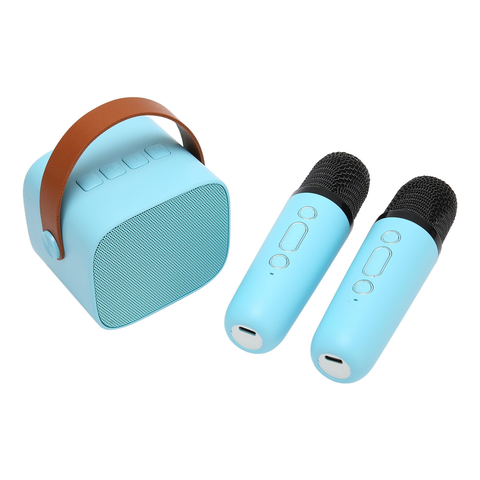 Portable Speaker, Heavy Bass Reverb Sound Function Multifunctional Karaoke Machine Stereo Sound Voice Change Effect for Home KTV (#3)