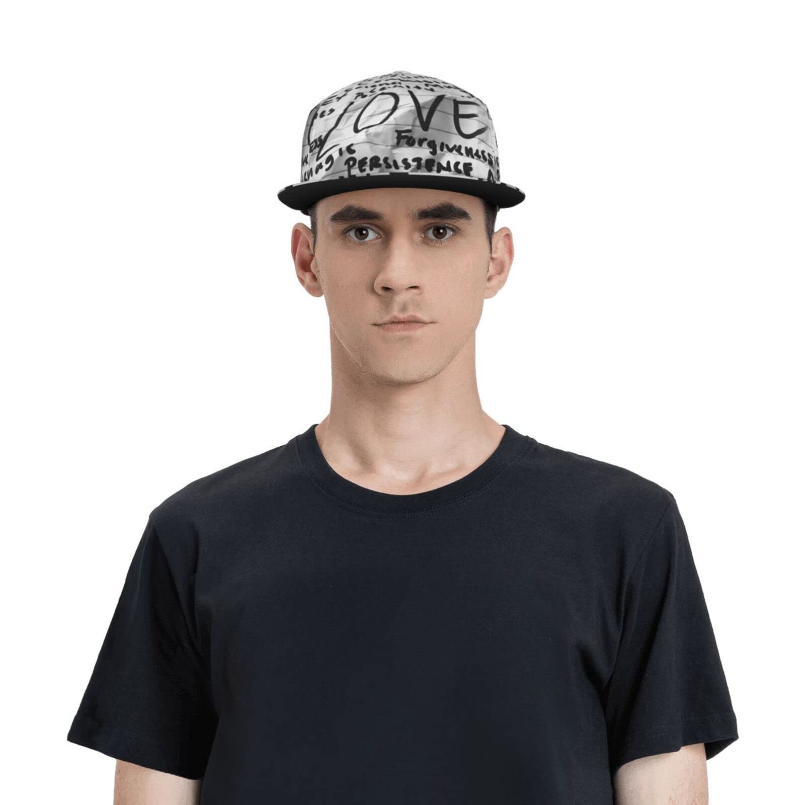 So soyeabo Flat Bill Adjustable Snapback Hat Cool Hip Hop Baseball Caps for Men and Women