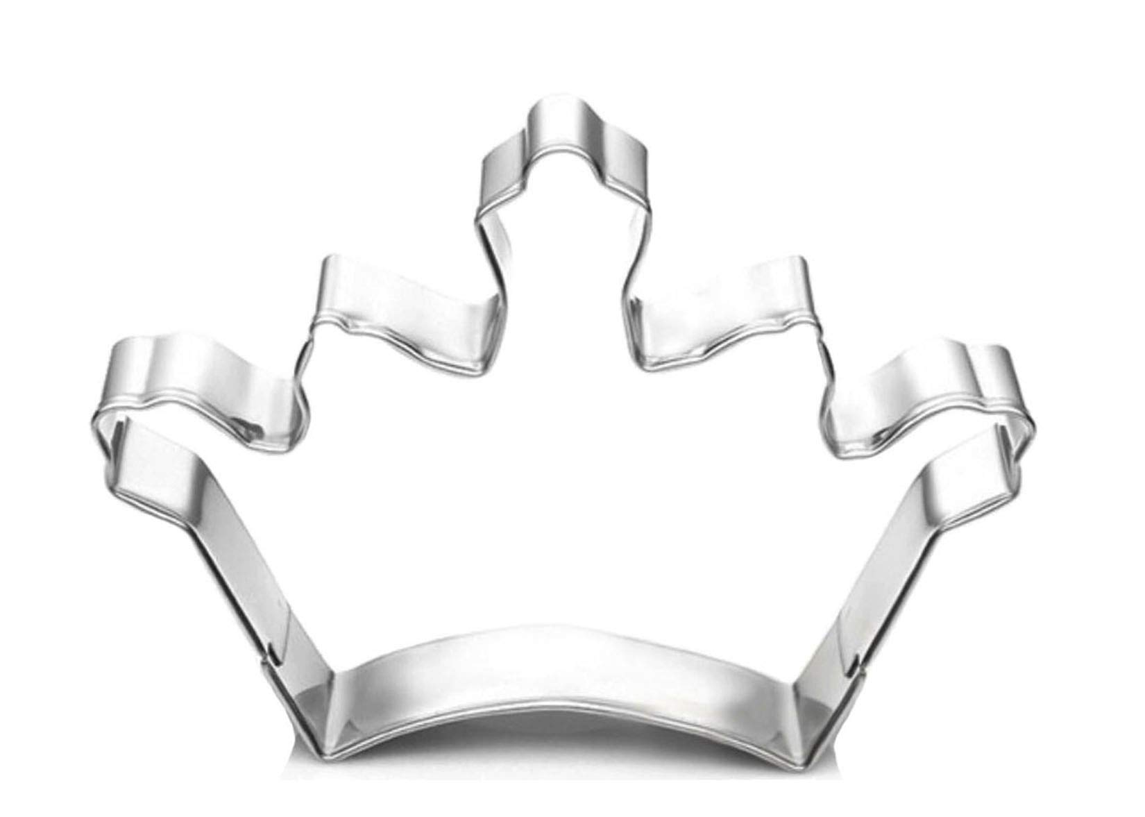 WJSYSHOP Crown Cookie Cutter Stainless Steel