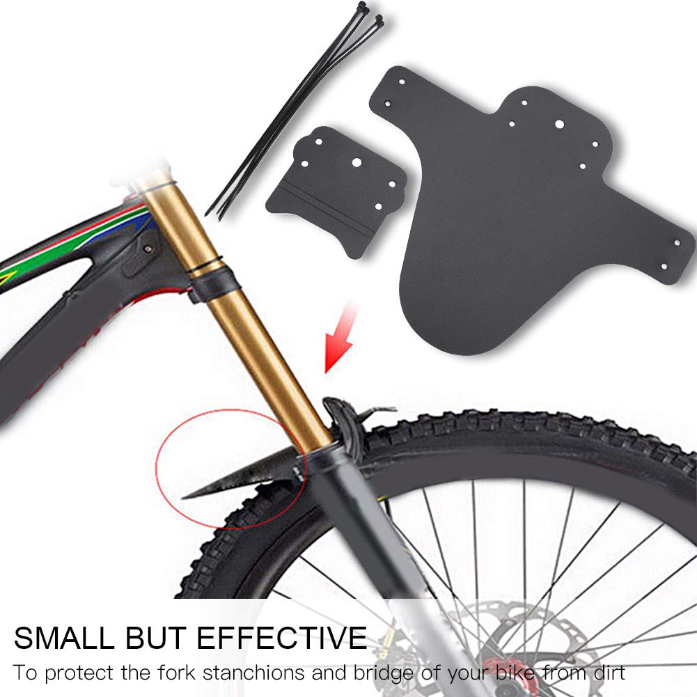 Tgoon Bicycle Mudguar, Easy Installation Bicycle Effective Front and Rear Bicycle for Road Bike for Mountain Bike