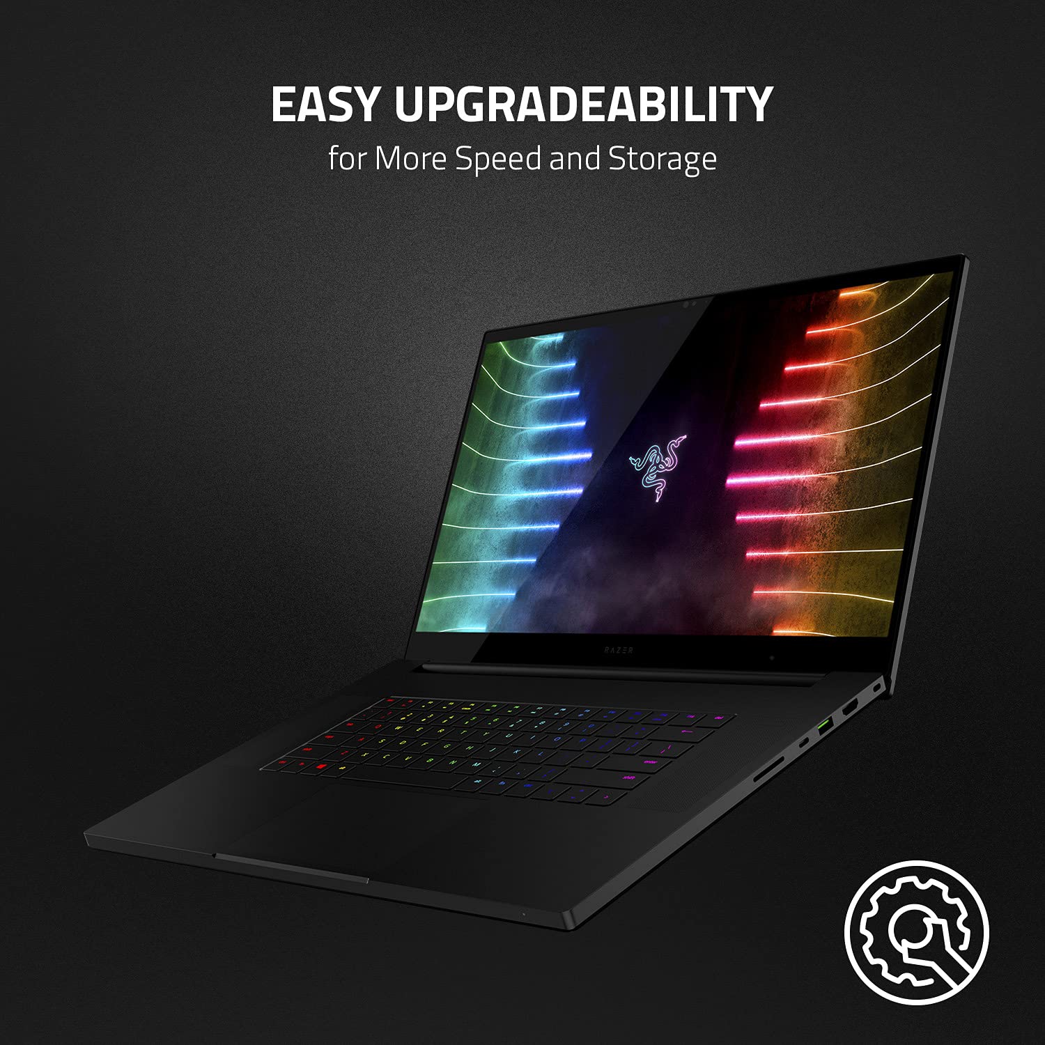 Razer Blade 17 Gaming Laptop: NVIDIA GeForce RTX 3070-11th Gen Intel 8-Core i7 CPU - 17.3" QHD 240Hz - 16GB RAM - 1TB SSD - Chroma RGB - Thunderbolt 3 - SD Card Reader