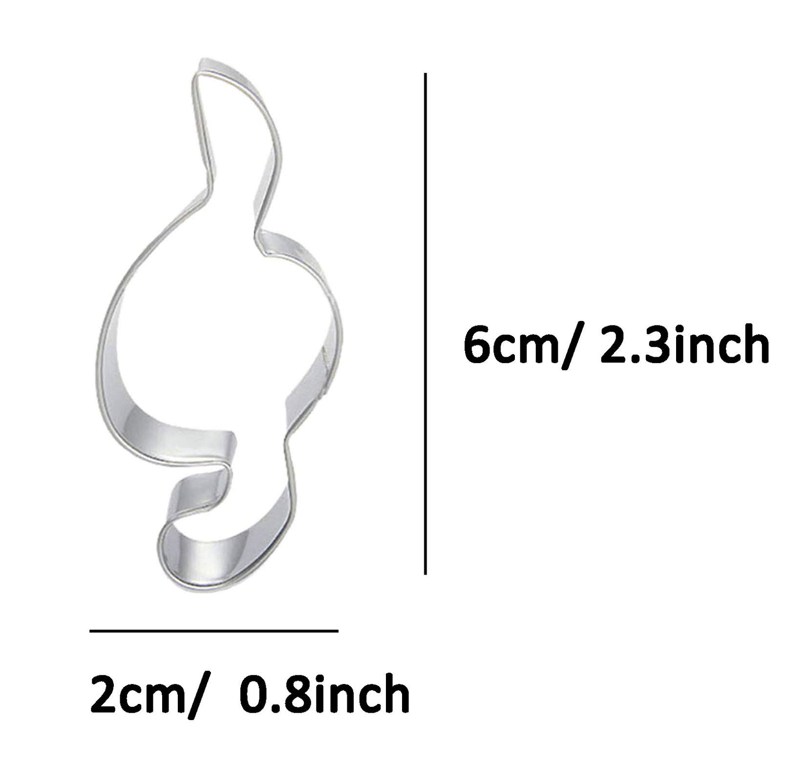 WJSYSHOP Treble Clef Music Note Cookie Cutter
