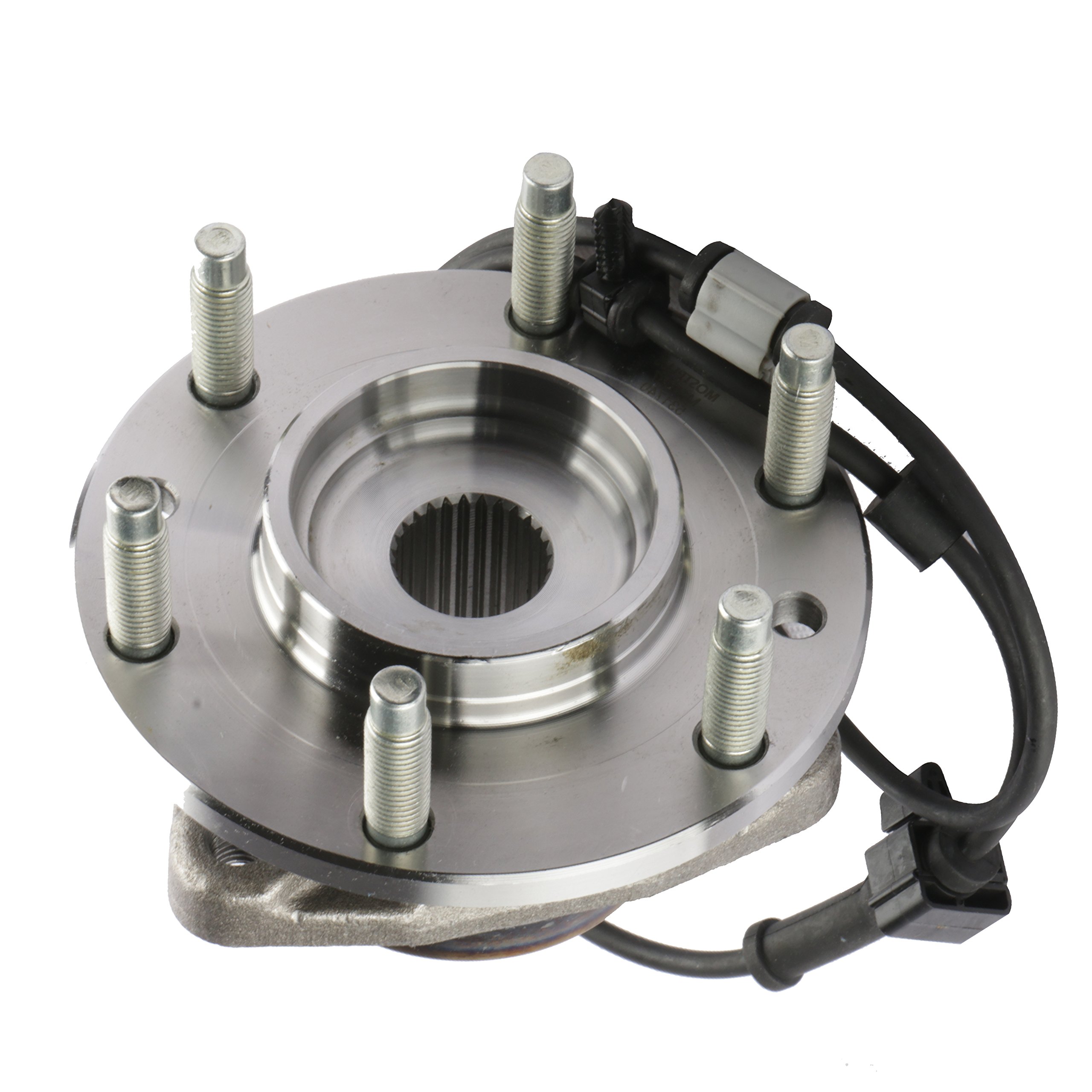 MOSTPLUS Wheel Bearing Hub Front Wheel Hub and Bearing Assembly 513188X2 Compatible for Ascender, Bravada, Envoy, Rainer, Trailblazer With ABS 6 Lug (Set of 2)