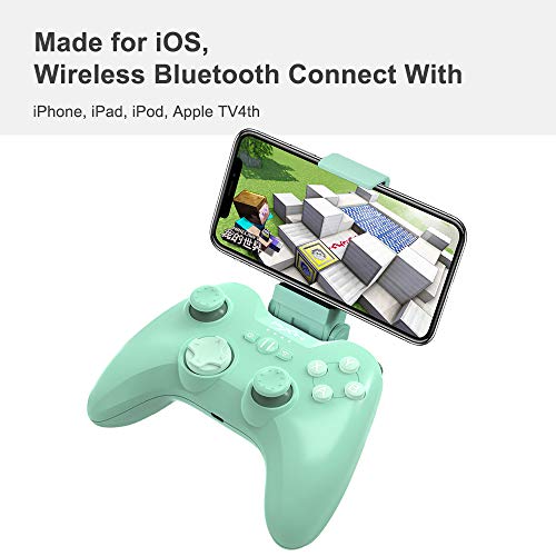 PXN MFi Game Controller for iOS, 6603 Speedy Wireless Joystick Gamepad for iPhone, iPad, iPod, Apple TV