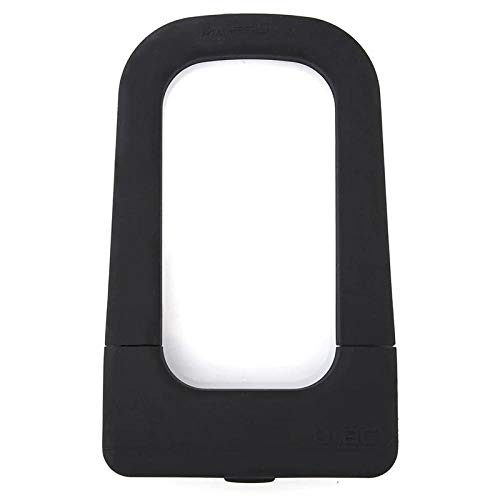 RUKDA Bicycle Lock Bike Lock with Keys Security Anti-Theft Bicycle Lock Magnesium Alloy Strong Padlock for Bicycle Motorcycle Cycle U Lock-Black Bike Lock (Color : Black)