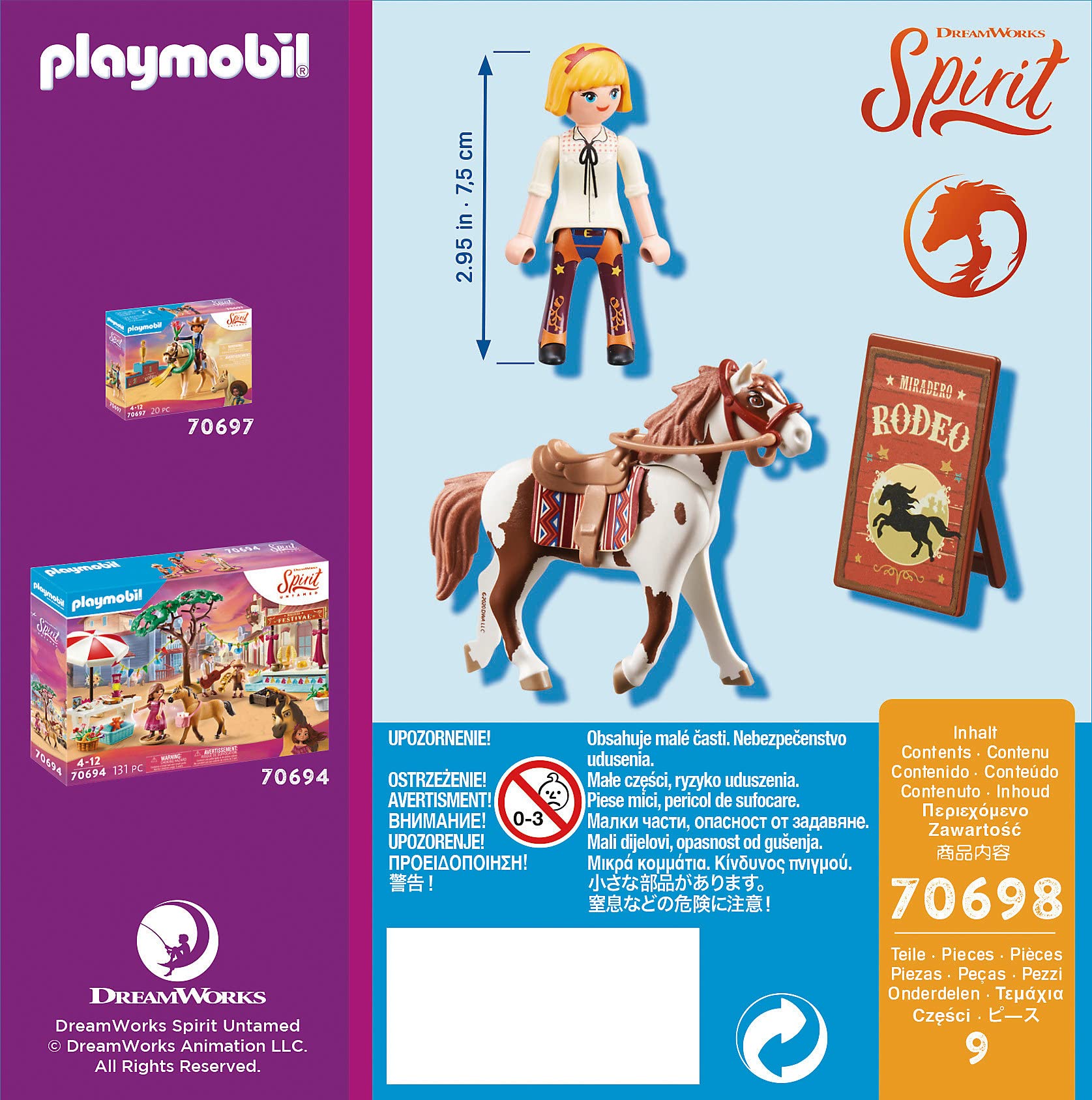 Playmobil DreamWorks Spirit Rodeo Abigail