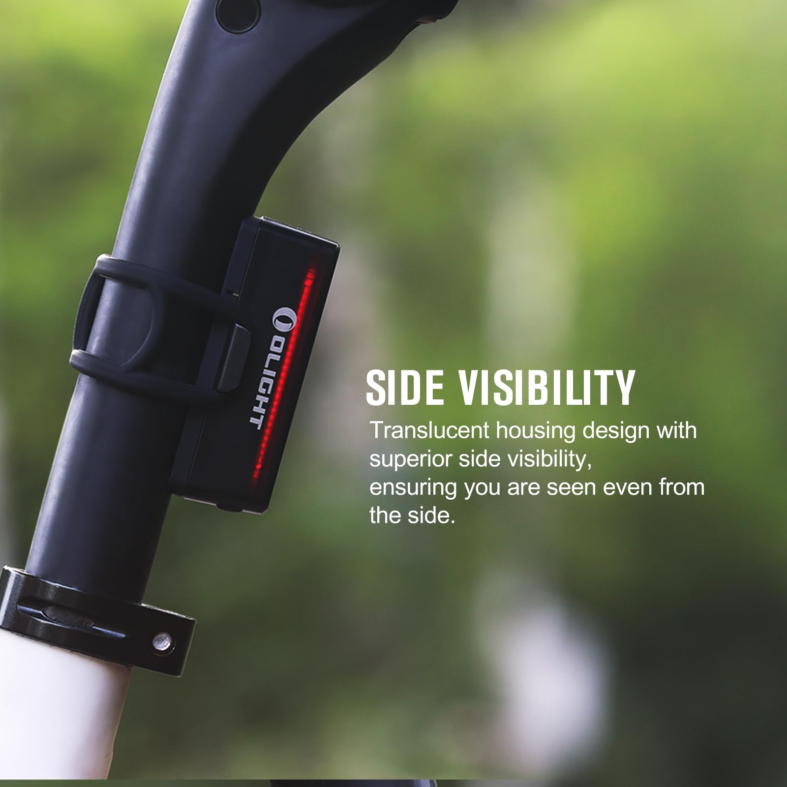 OLIGHT Seemee 30 C Bike Light 30 Lumens Tail Light 230 Degree Visibility, 800m Viewable Range, USB Rechargeable Bike Break Light, IPX6 Waterproof, Road and Urban Cyclists