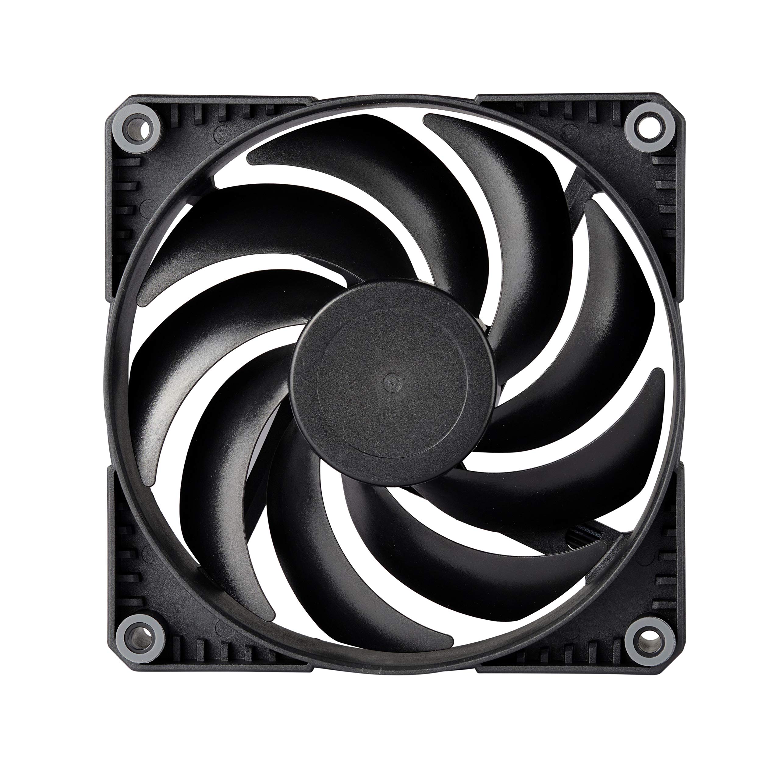 Phanteks (PH-F120SK_BBK_PWM) SK120 PWM Fan, 120mm Fan, high Airflow Nine-Blade Design, Rubber dampening washers - Black