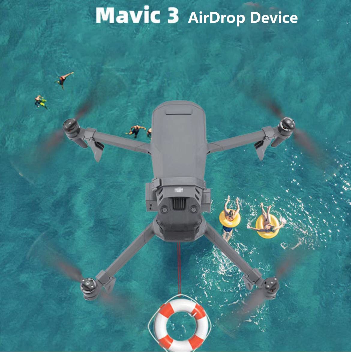 Mavic 3 drone released System drone payload clip drone airdropper device drone airdrop system fish bait drone for DJI mavic 3pro drone accessories