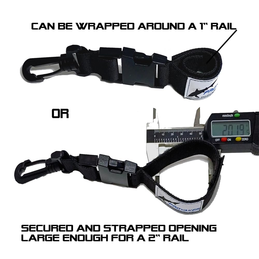 PROYAKER Heavy Duty Tackle and Gear Fishing Rod Quick Connect Buckle (2 Extra Proyaker HD Buckles)