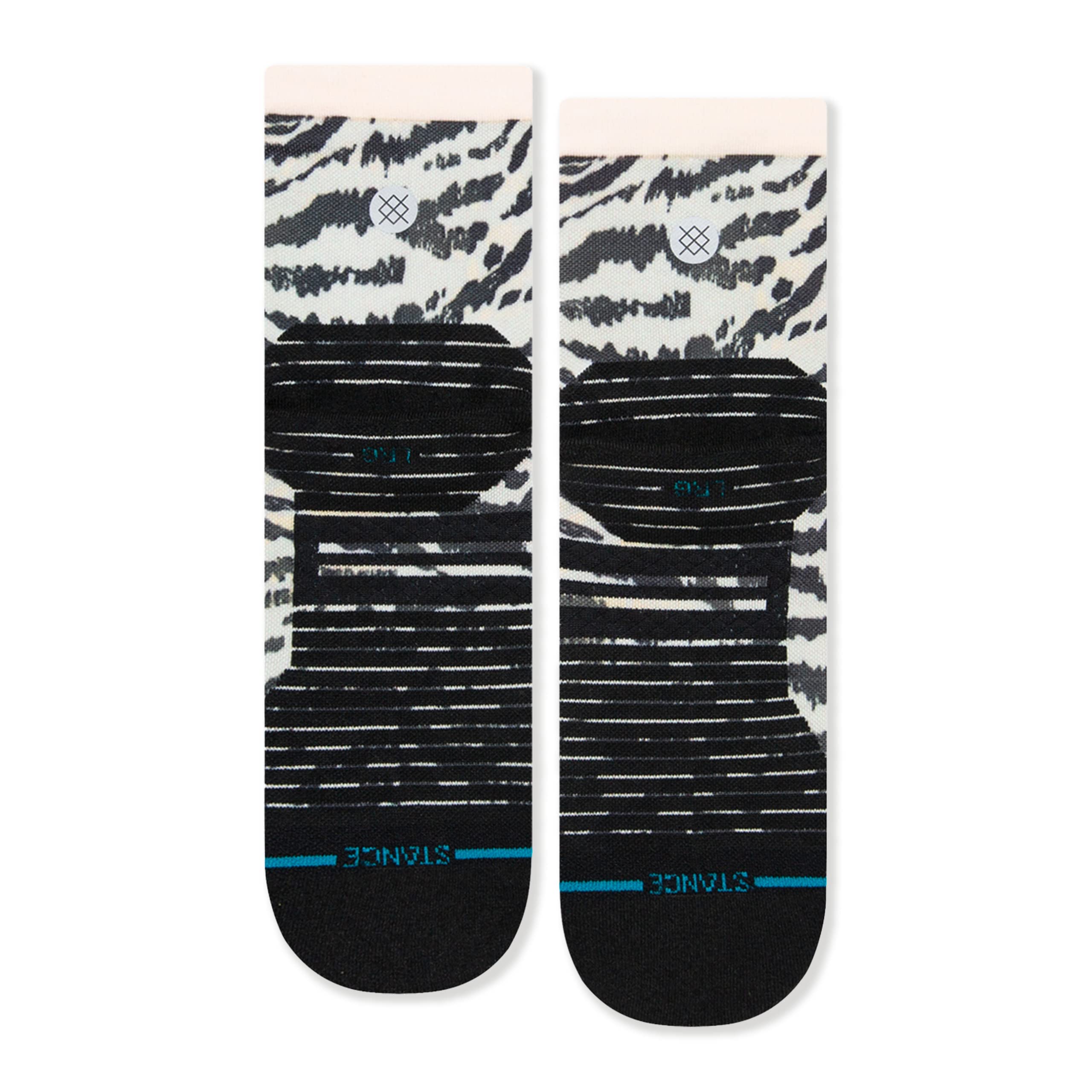 Stance Rawr Quarter Socks (Large, Khaki)