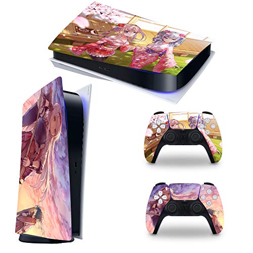 PlayStation 5 Skin Set β Osii-osii Collection - HD Printing Vinyl Skin Cover Protective for PS5 Standard Edition Console and 2 PS5 Standard Edition Controller