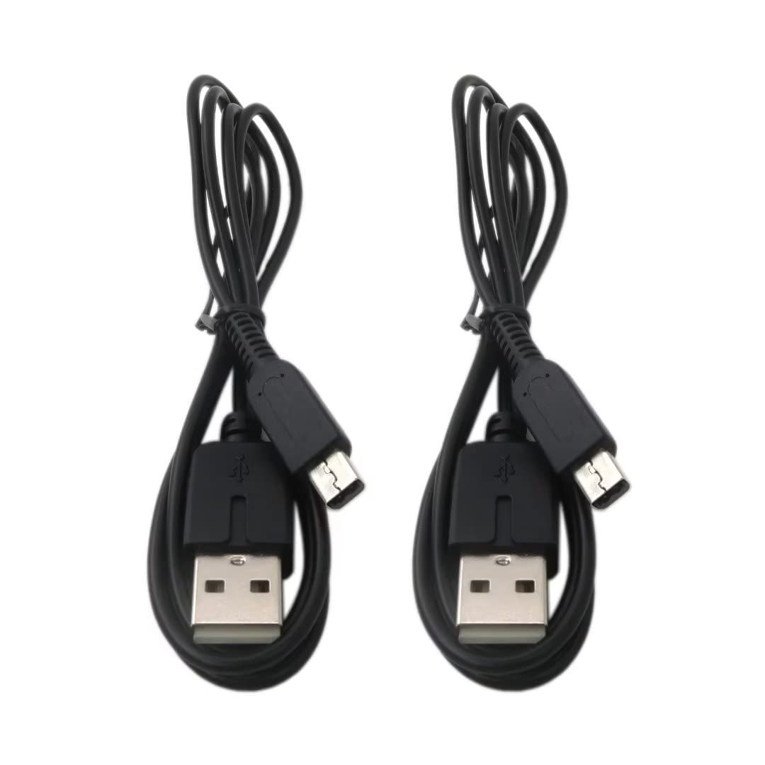 Xspeedonline 2Pcs USB Power Charger Charging Cable for Nintendo 3DS DSi NDSI XL PADA A126, Easy Portaibility