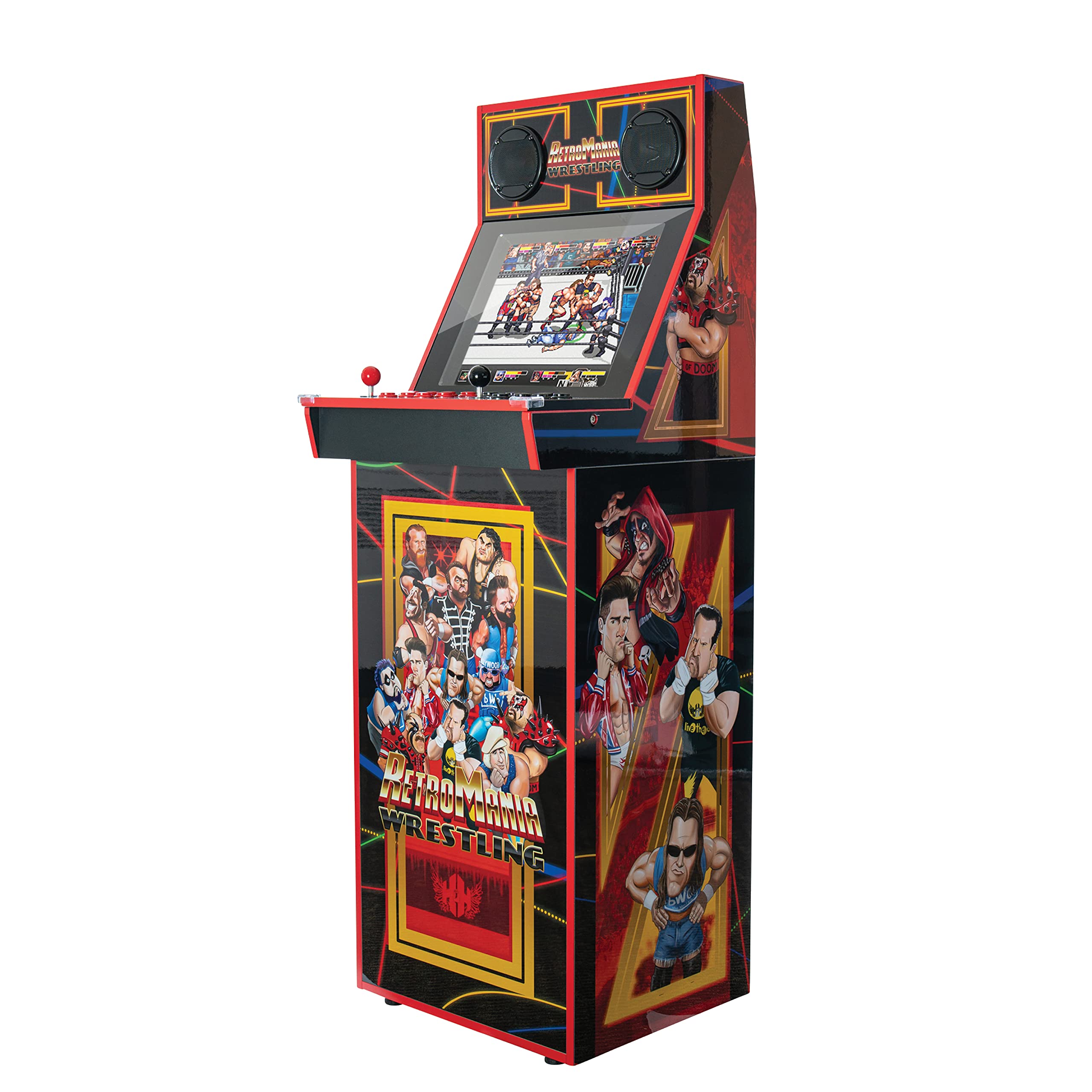 Retromania EDITION Premium Bartop Arcade Console (Stand Sold Separately), 128GB Memory w/Expandable Game Library Wifi, Bluetooth, Sanwa-like Controls. Pre-Loaded With 11 Games Including Retromania