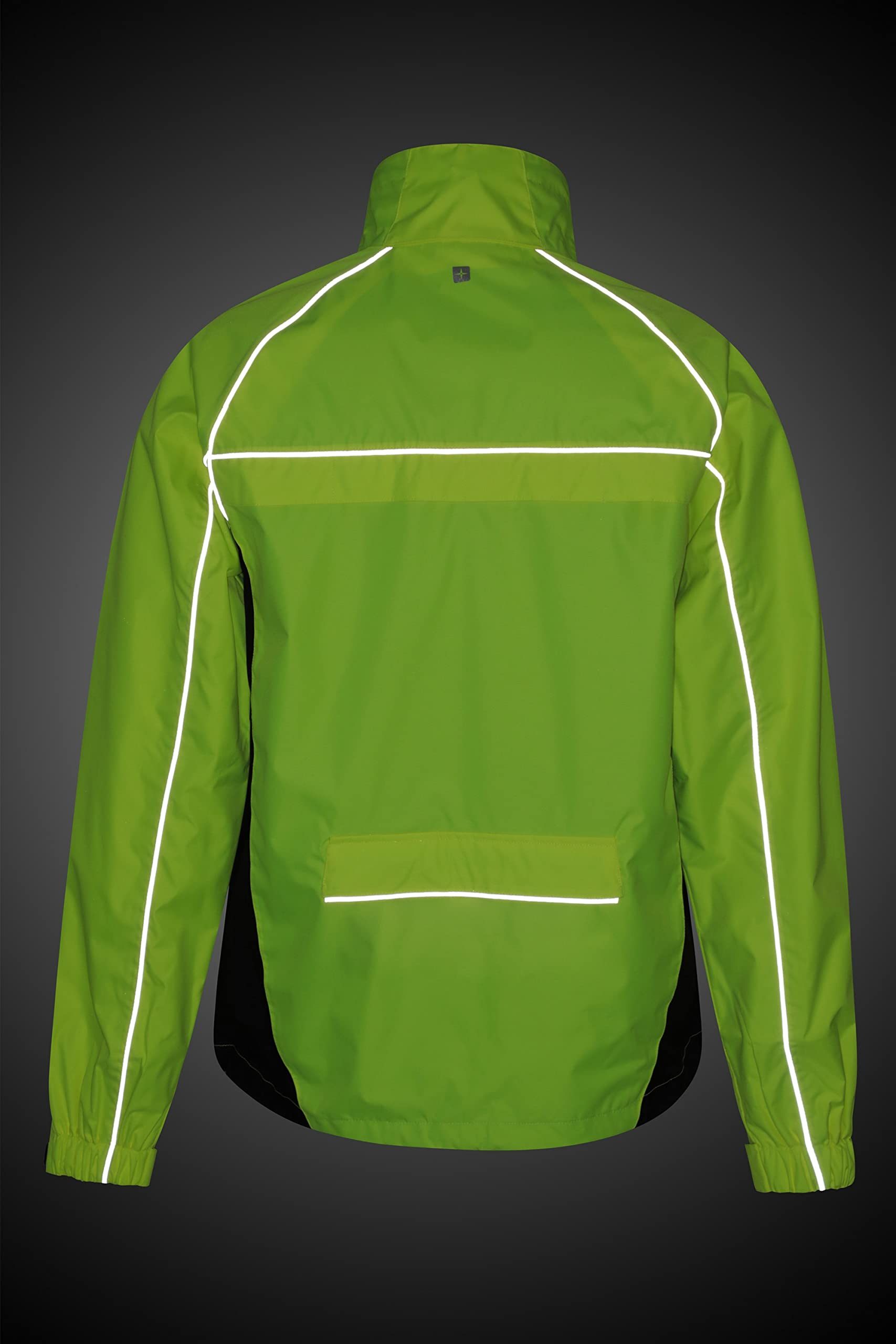 Mountain Warehouse Adrenaline Mens Waterproof Cycling Jacket - IsoDry Yellow Medium