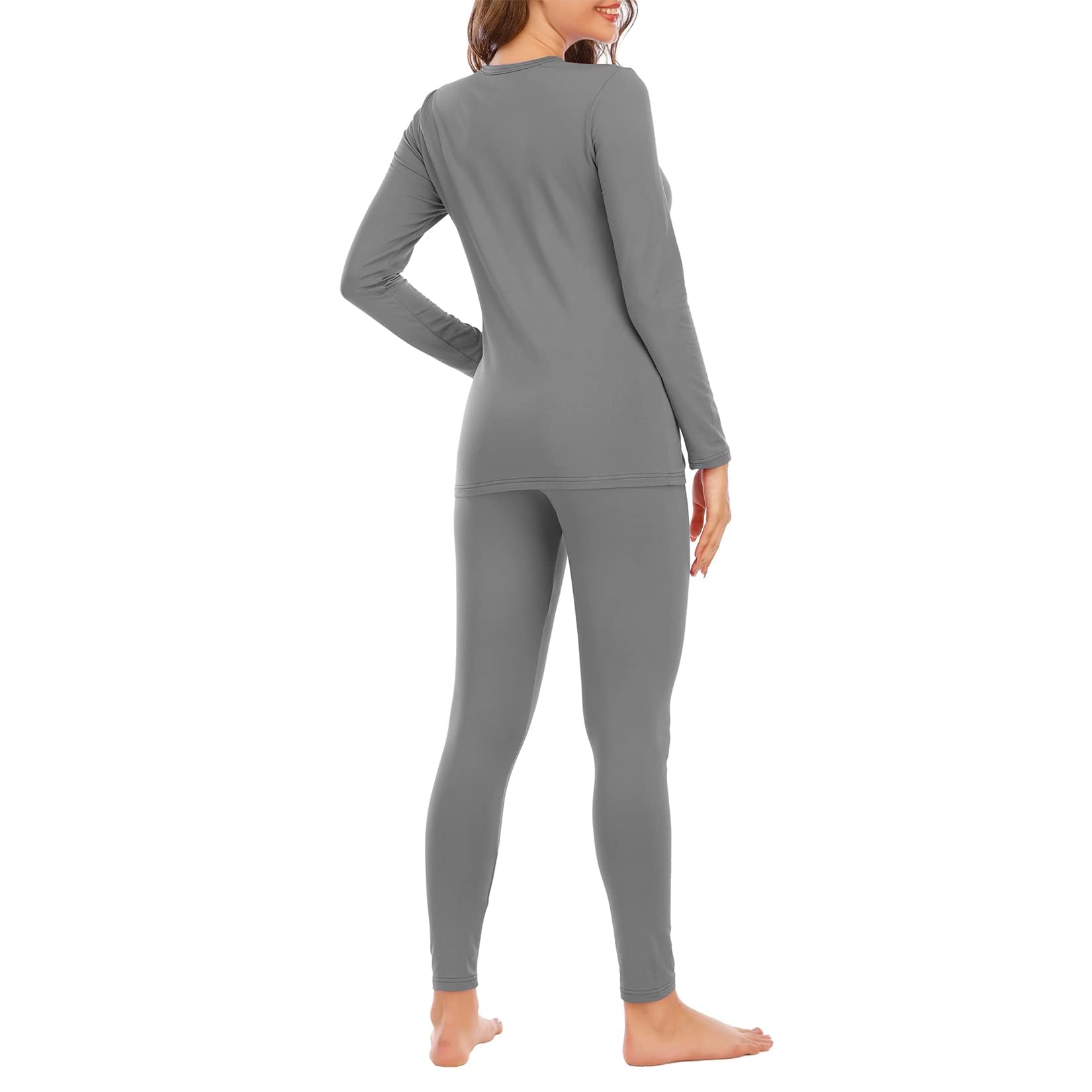 Thermal Underwear for Women Long Johns Lightweight Underwear Base Layer Pajama Set Cold Weather Winter Clothes