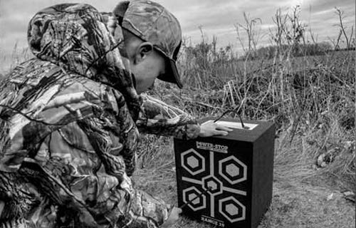 Power-Stop Archery Targets - 19" High-Density Block Target - 350fps Foam Target Block for Broadheads and Field Tips…