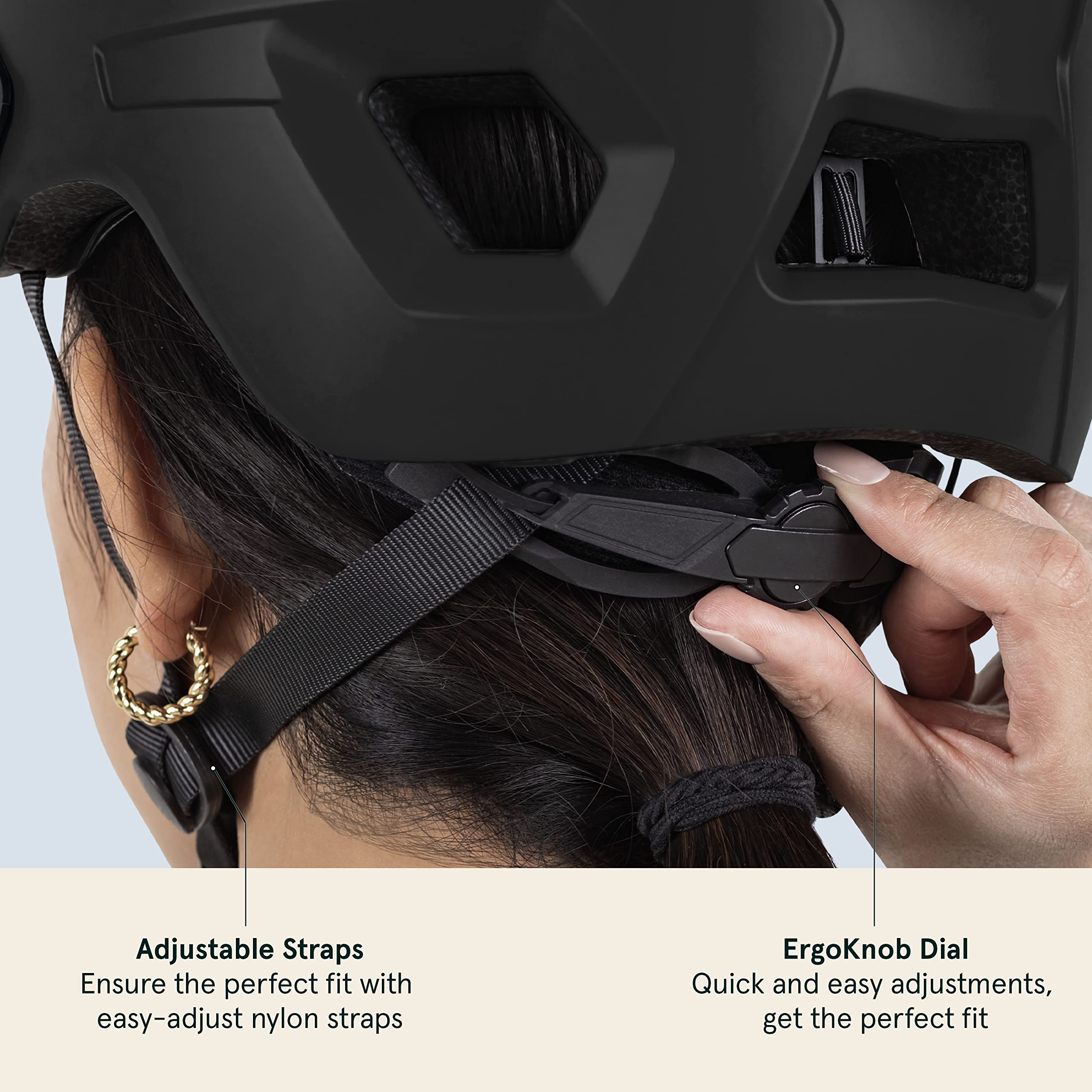 Retrospec Rowan Mountain Bike Helmet for Adults - Dirt Cycling Bicycle Helmets for Men & Women – Adjustable Size, Lightweight & Breathable - Matte Black