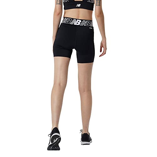 New Balance Women's Relentless Fitted Short, Black, Small