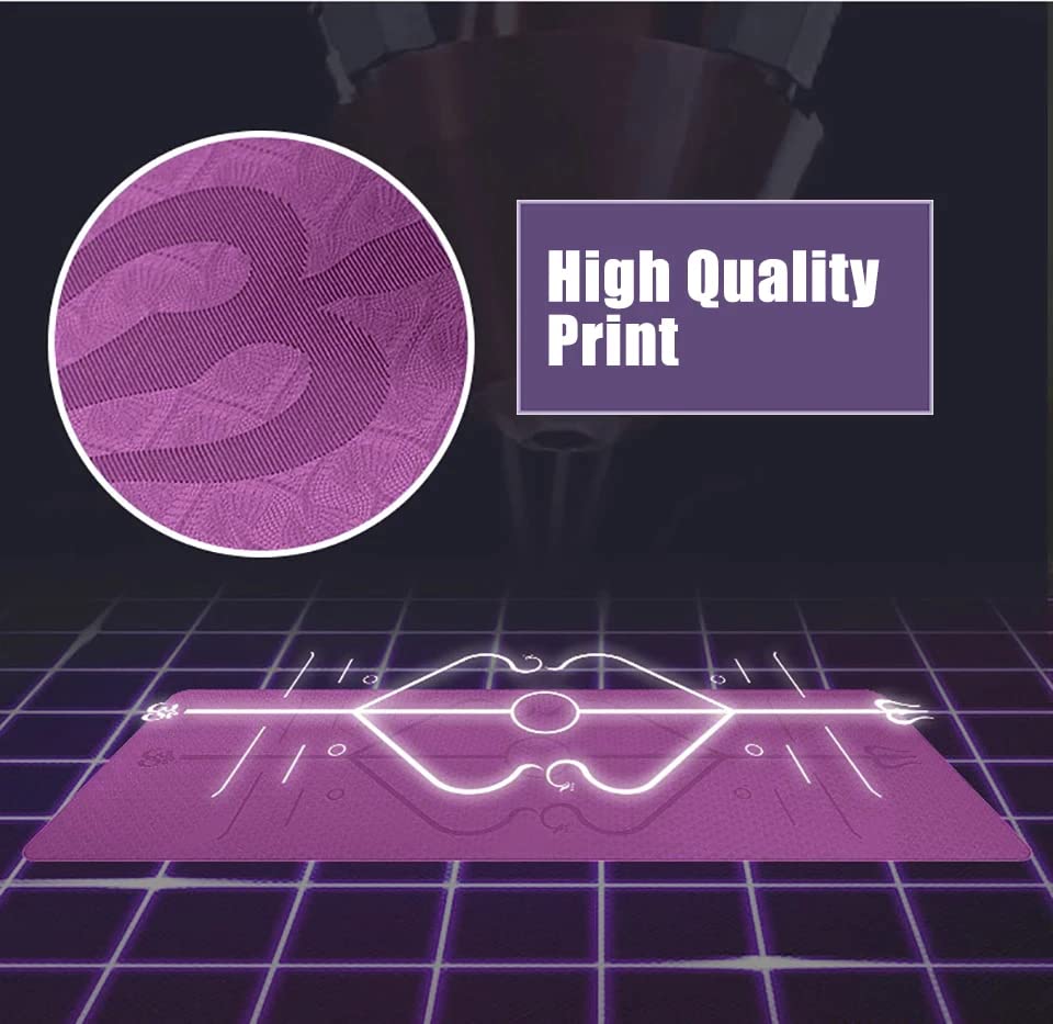 Thick yoga mat for gym home floor , thigh foam roller meditation cushion exercise mats cheap 72"X24" Large floor yoga mat (Pink)