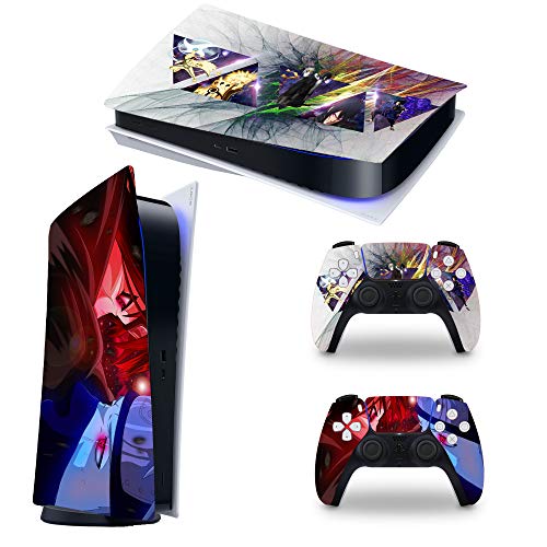 PlayStation 5 Skin Set โ Izumaki - HD Printing Vinyl Skin Cover Protective for PS5 Standard Edition Console and 2 PS5 Standard Edition Controller