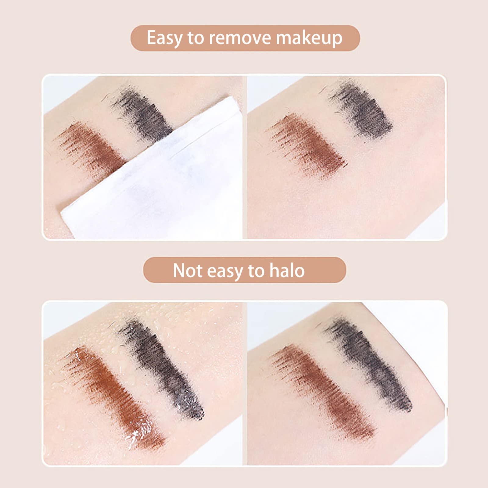 Mascara Falsies Pack 4D Silk Fiber Lash Mascara Natural Waterproof Smudges Proof Mascara Lengthening And Thick Long Lasting No Clumping Formula Base Makeup(a6-A)